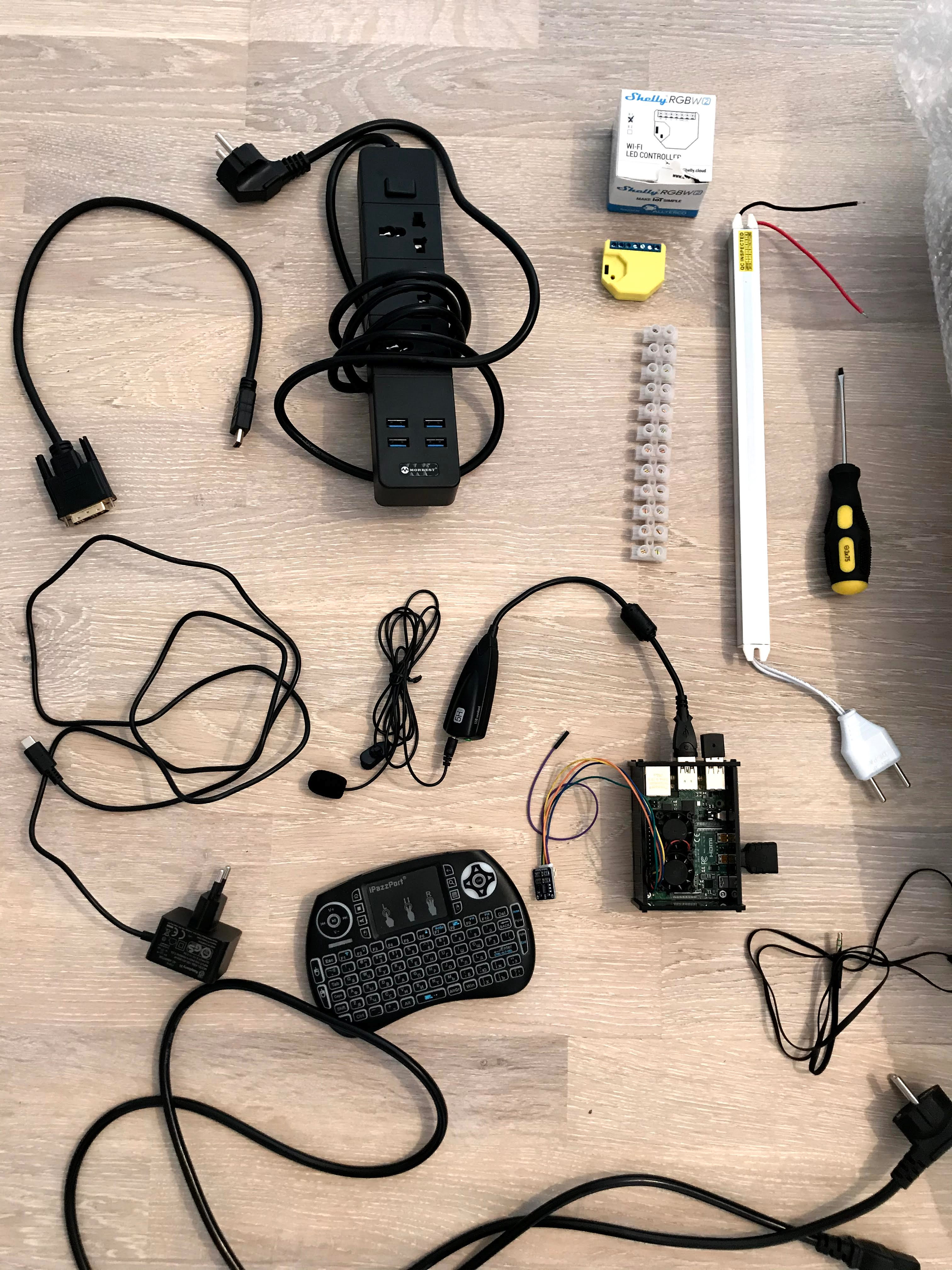 MagicMirror With Gesture Controlled LED Strip Using Shelly RGBW2 : 6 Steps - Instructables