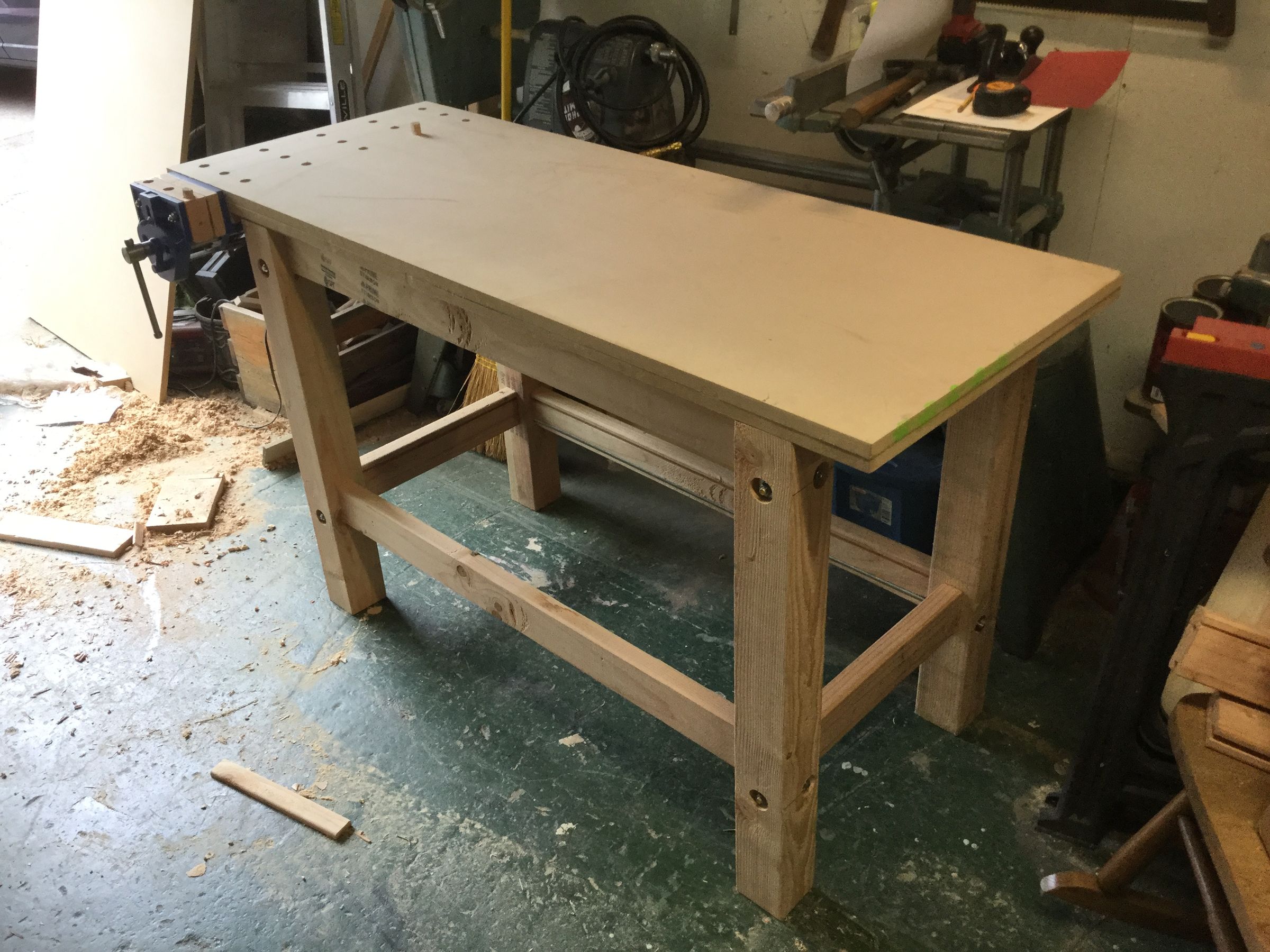 Sturdy Workbench : 12 Steps (with Pictures) - Instructables