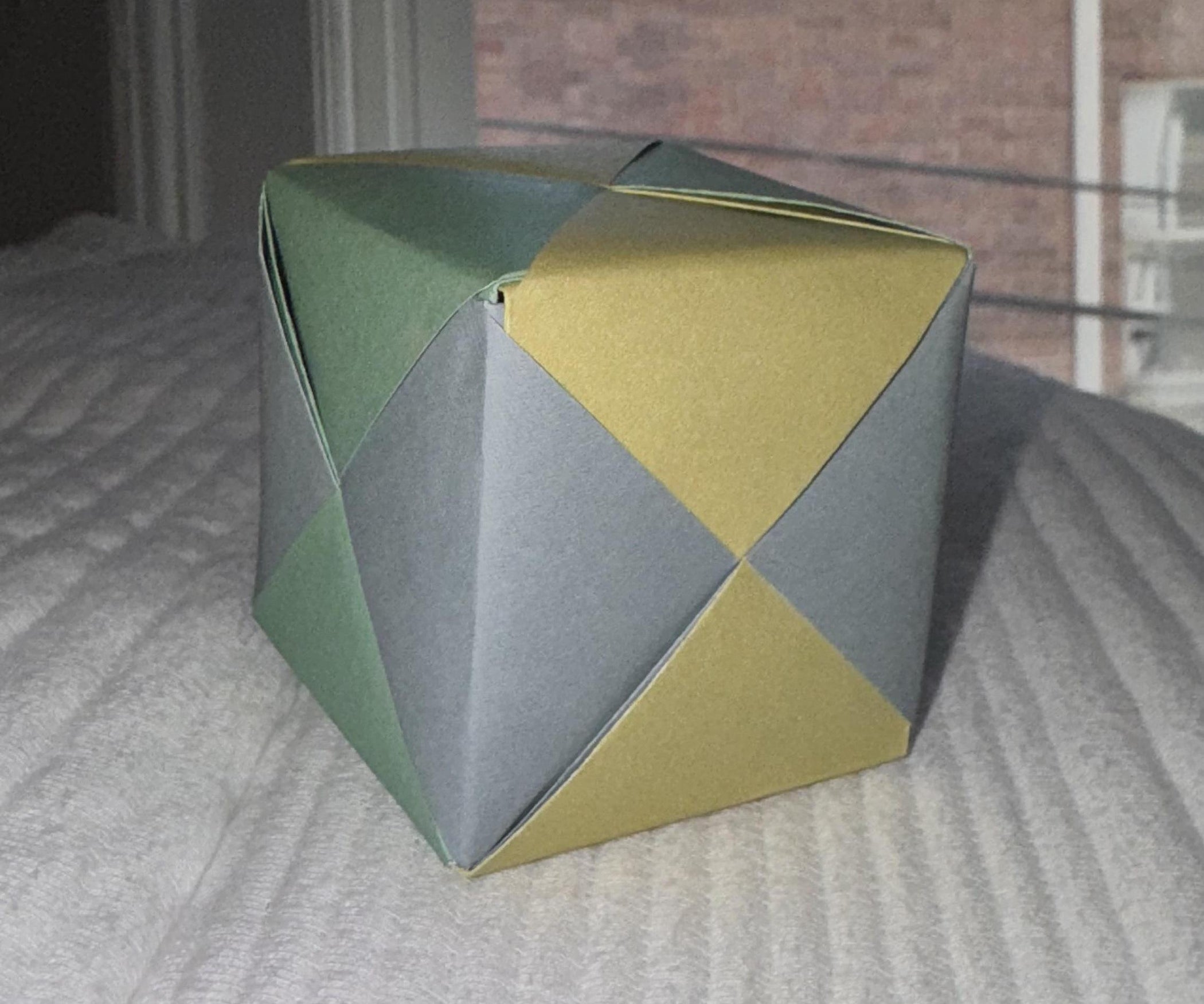 Origami Cube Instructable : 5 Steps - Instructables