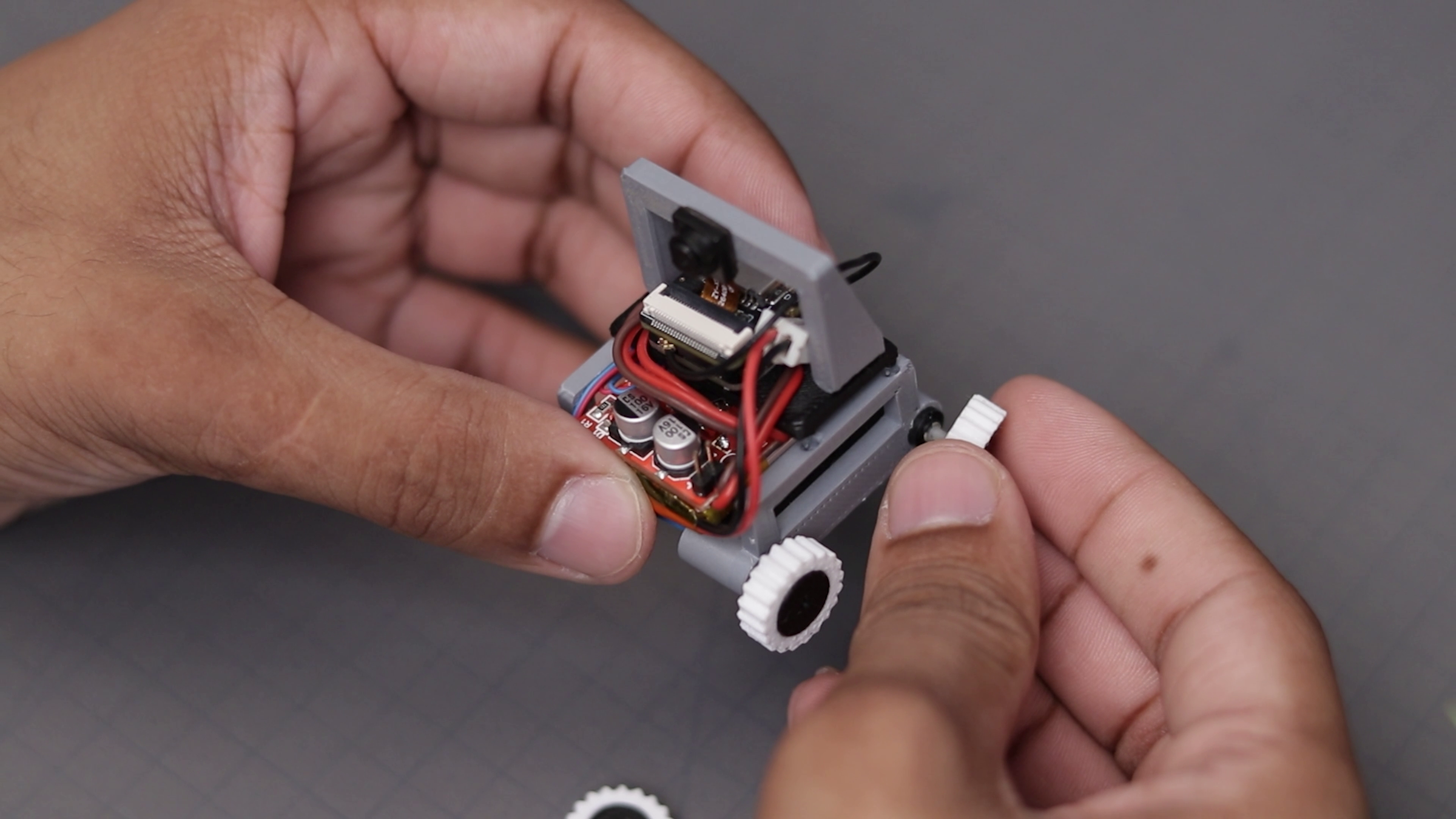 DIY Smartphone-Controlled Tiny Car With Live Camera Feed : 8 Steps ...