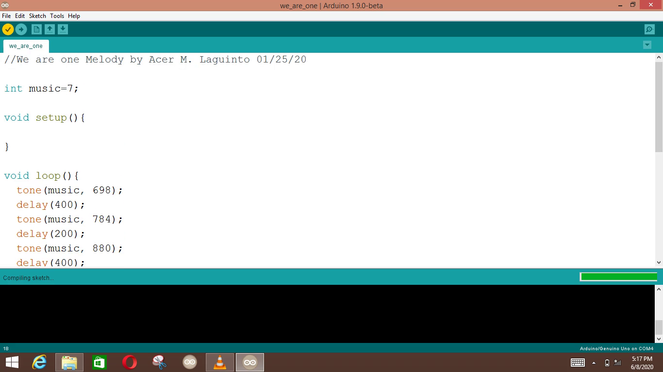 "We Are One" (The Lion King 2) Tone Using Arduino : 4 Steps - Instructables