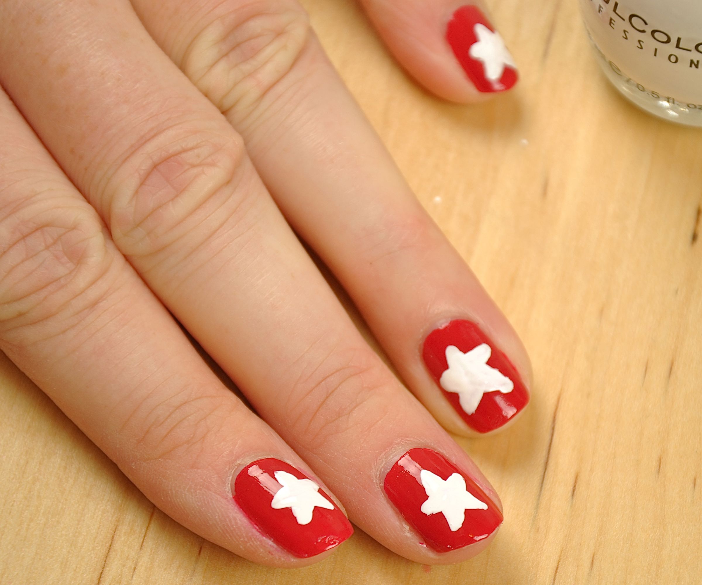 4th of July Star Shield Nail Art : 4 Steps (with Pictures) - Instructables