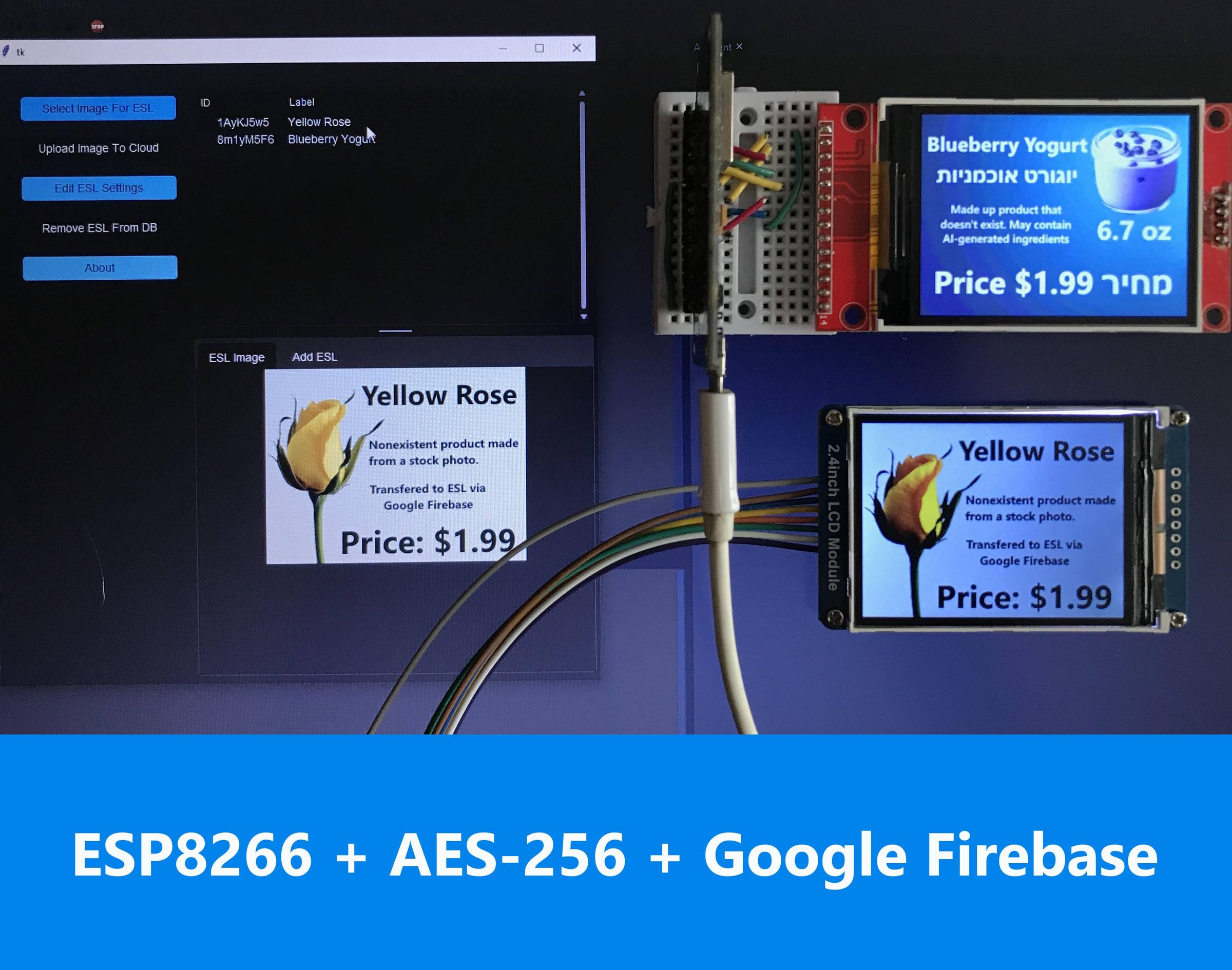 DIY IoT Electronic Shelf Label With Google Firebase V2.0 : 19 Steps - Instructables