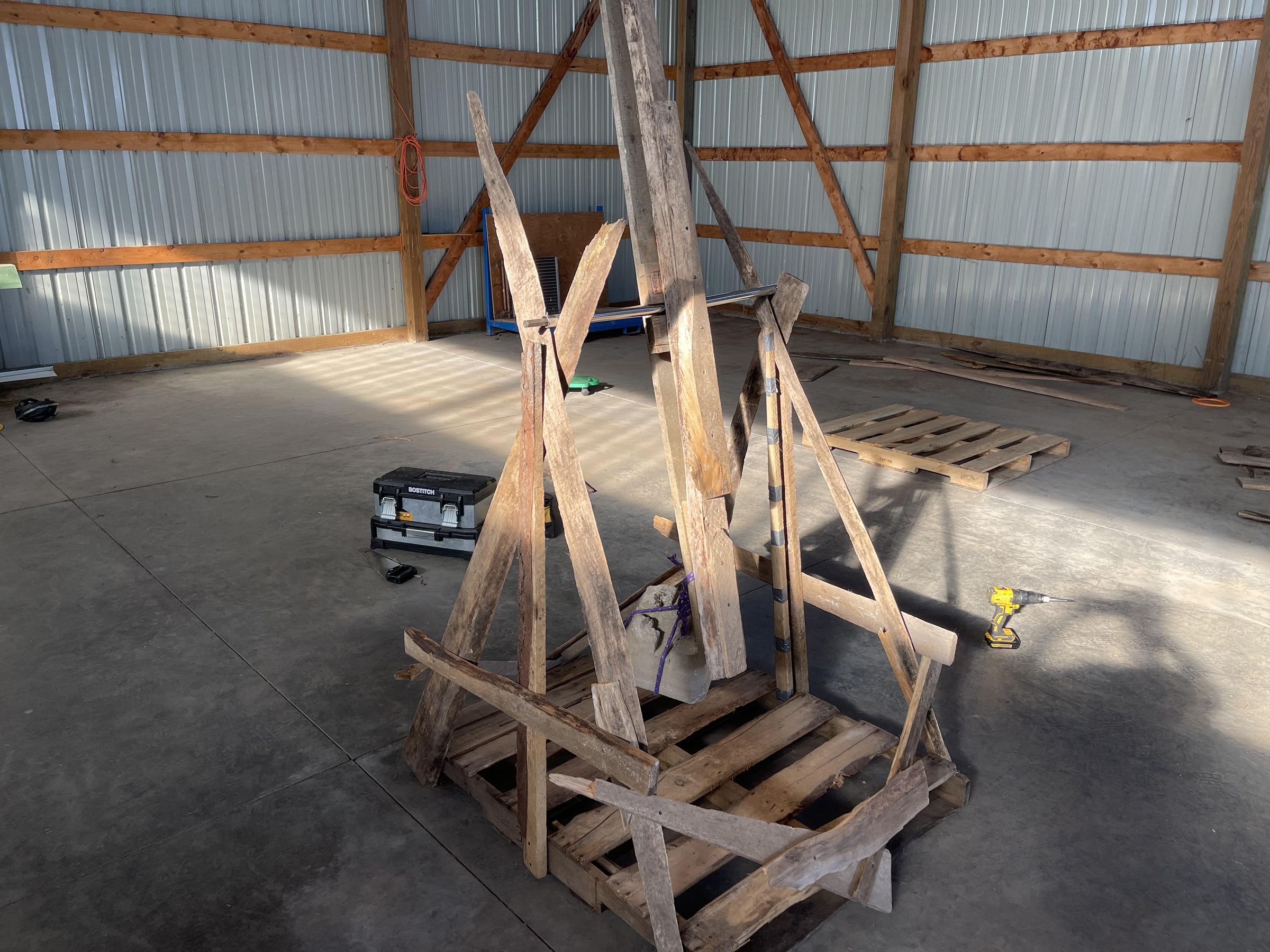 How to Make a Trebuchet Out of Scrap. : 9 Steps (with Pictures ...