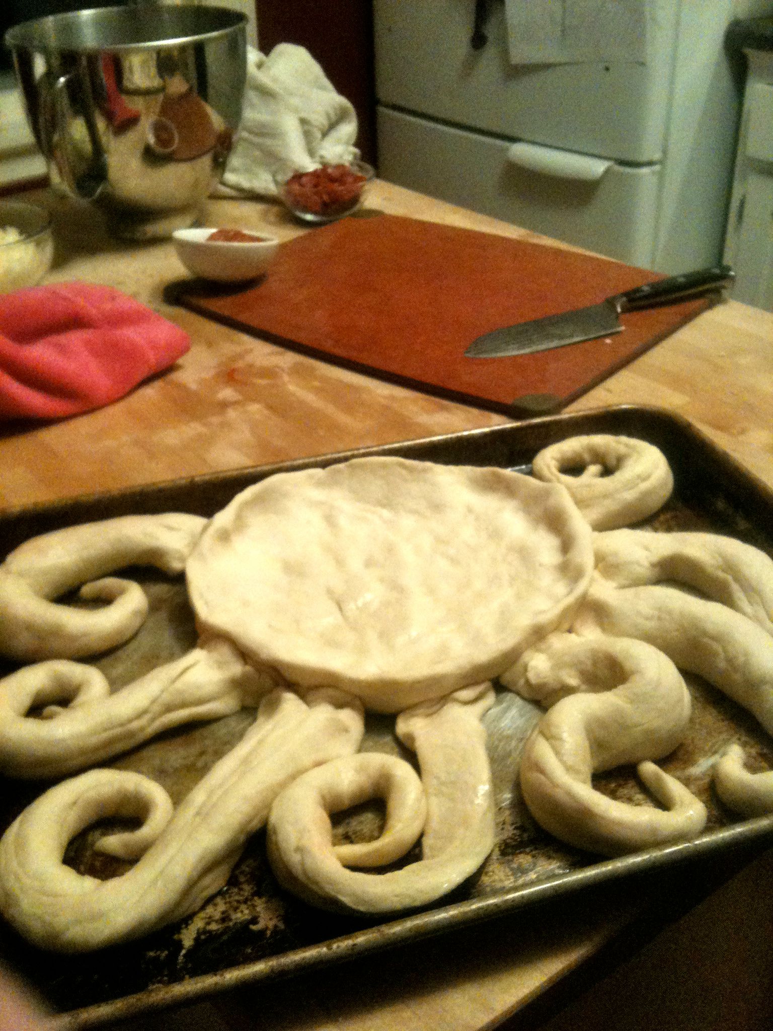 Octopizza Pie: Gruesome and Delicious : 4 Steps (with Pictures ...