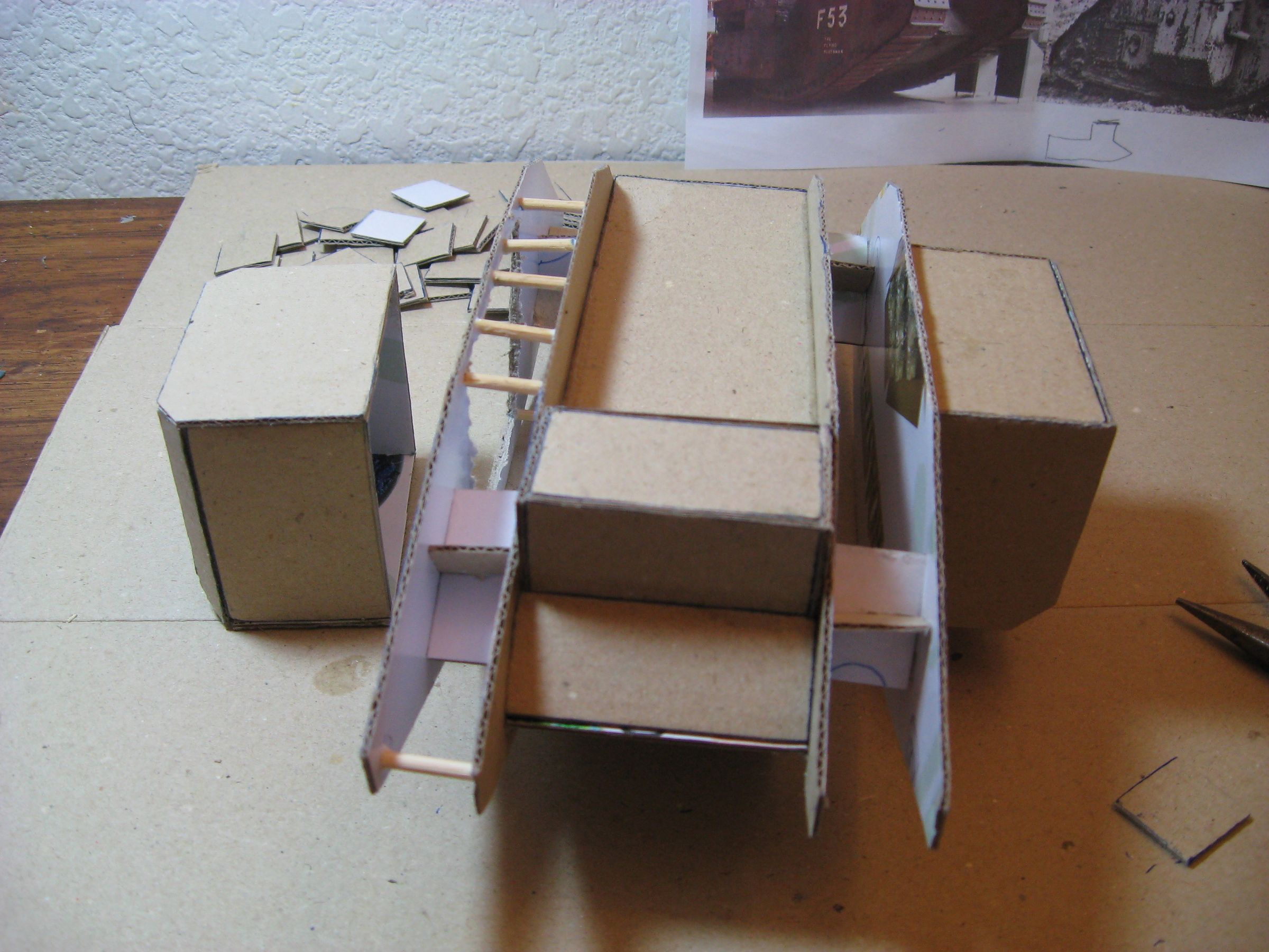Model of a Mark I Tank : 11 Steps - Instructables