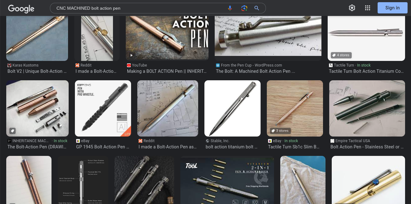 CAD, CAM, and CNC: a Bolt Action Pen : 7 Steps (with Pictures ...