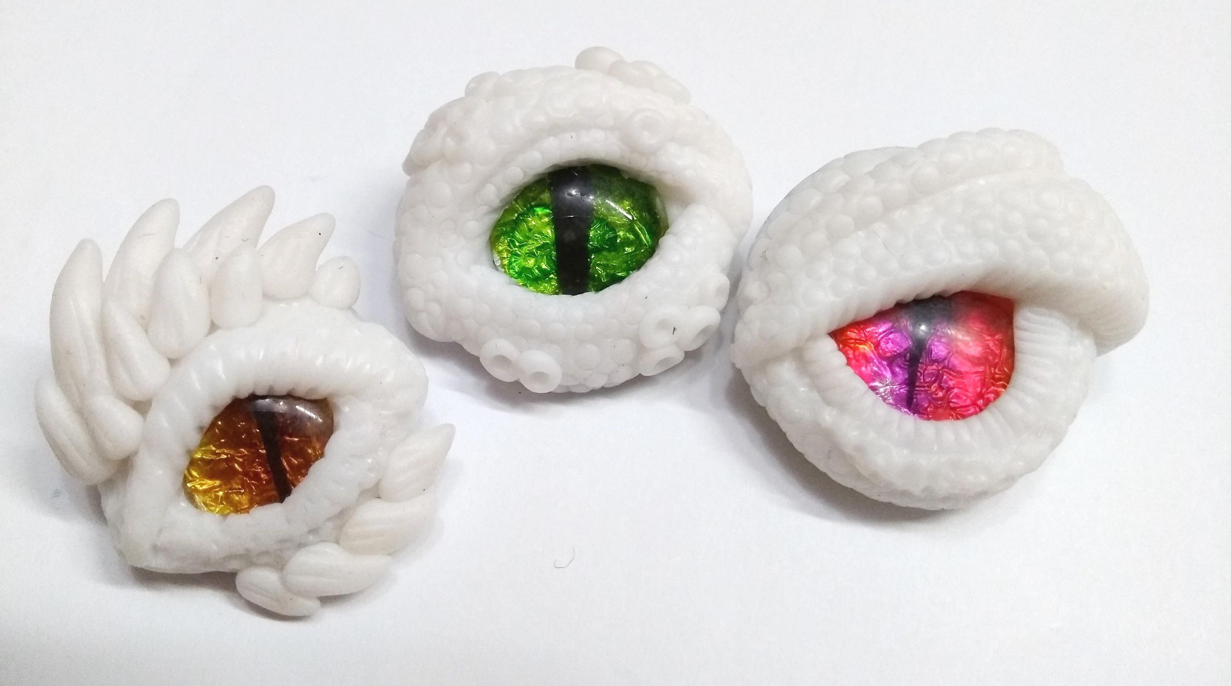 DIY Dragon Eye Brooch From Polymer Clay : 6 Steps (with Pictures ...