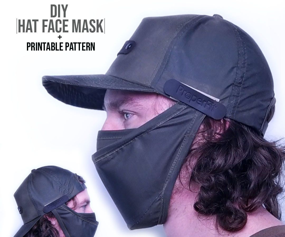 Detachable Face Mask for Hat : 15 Steps - Instructables