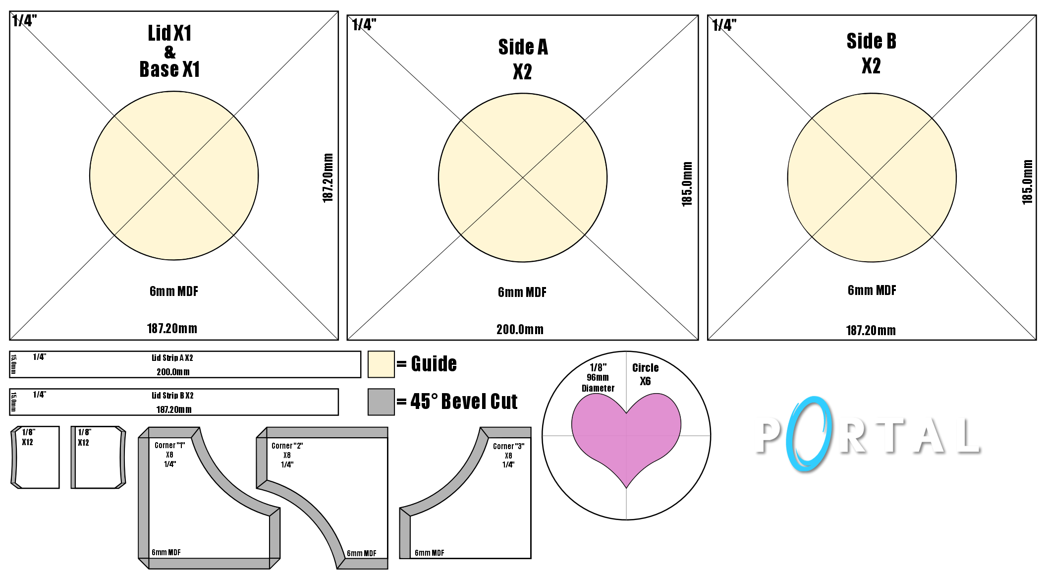 Portal: Companion Cube Storage Box : 9 Steps (with Pictures ...