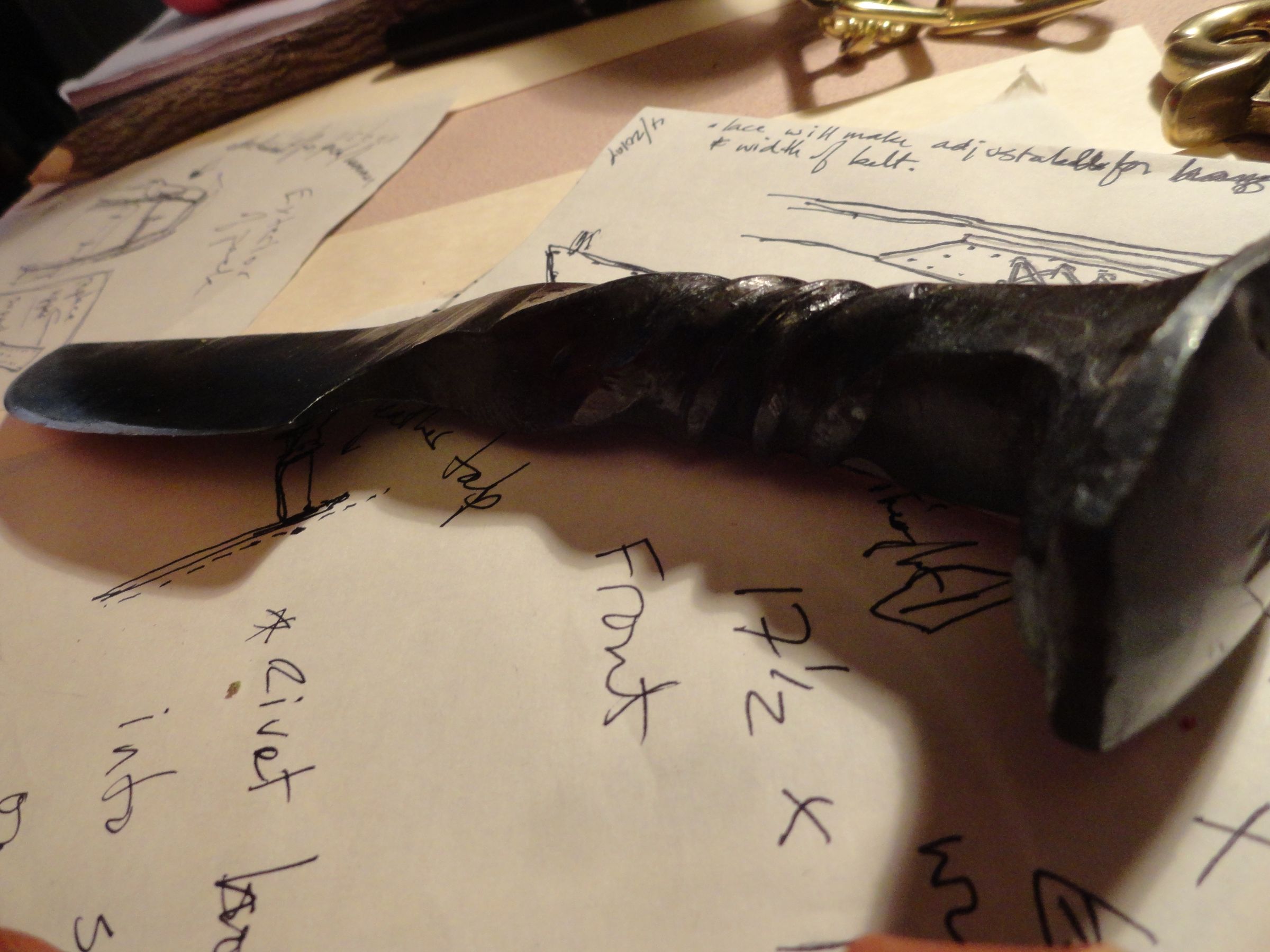 Belt Sheaths for Knives (with Thigh Strap) : 4 Steps (with Pictures ...