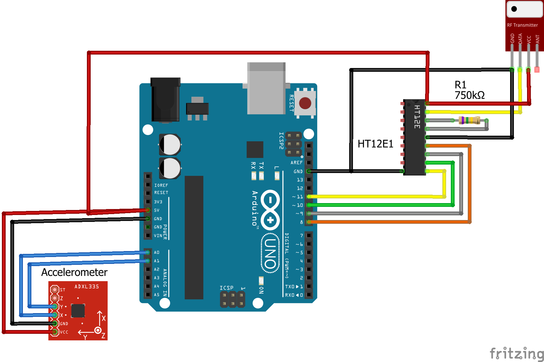 Gesture Control Robot : 5 Steps (with Pictures) - Instructables