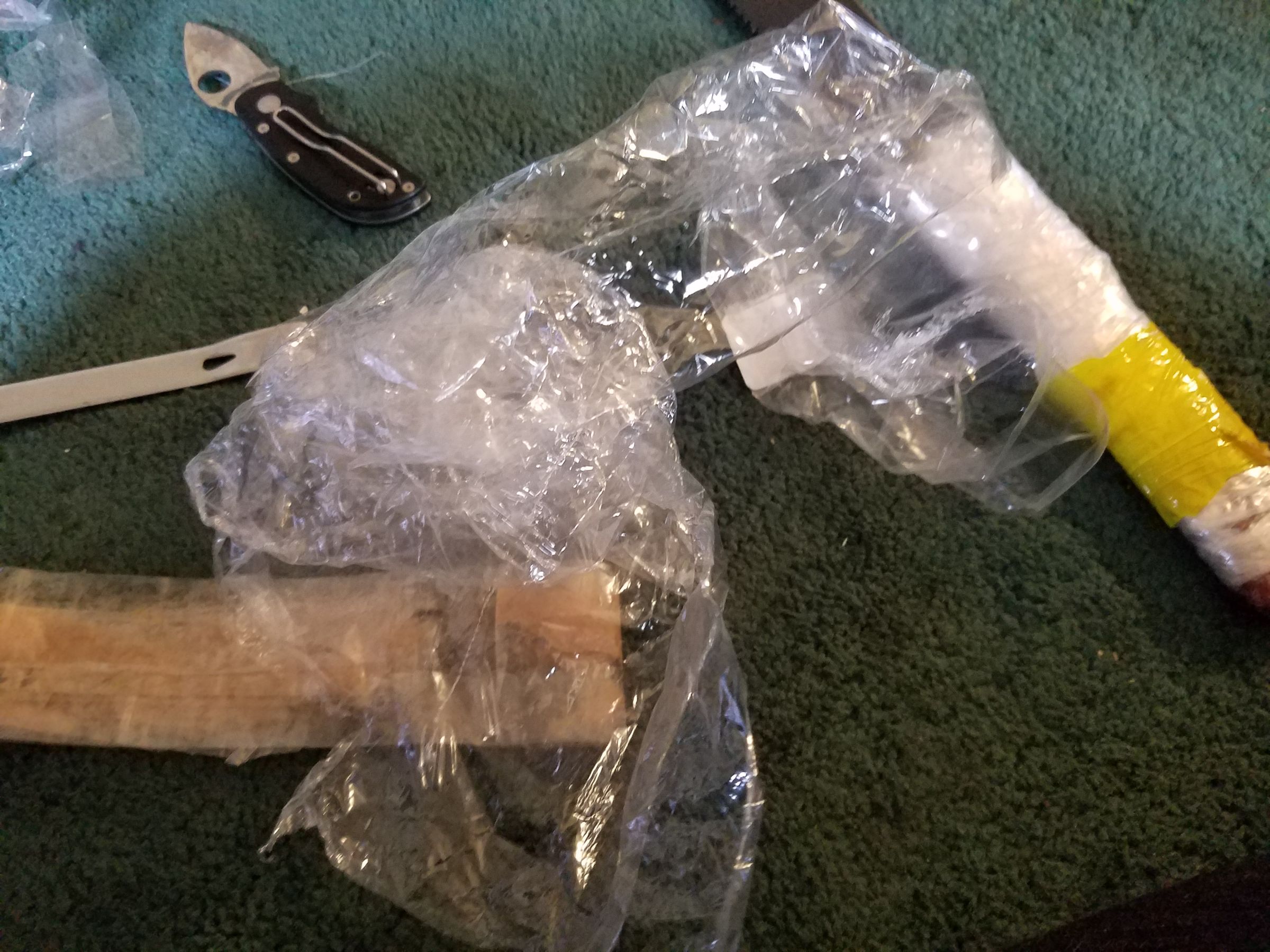 Machete Handle From Plastic Scrap and Paracord: : 8 Steps - Instructables