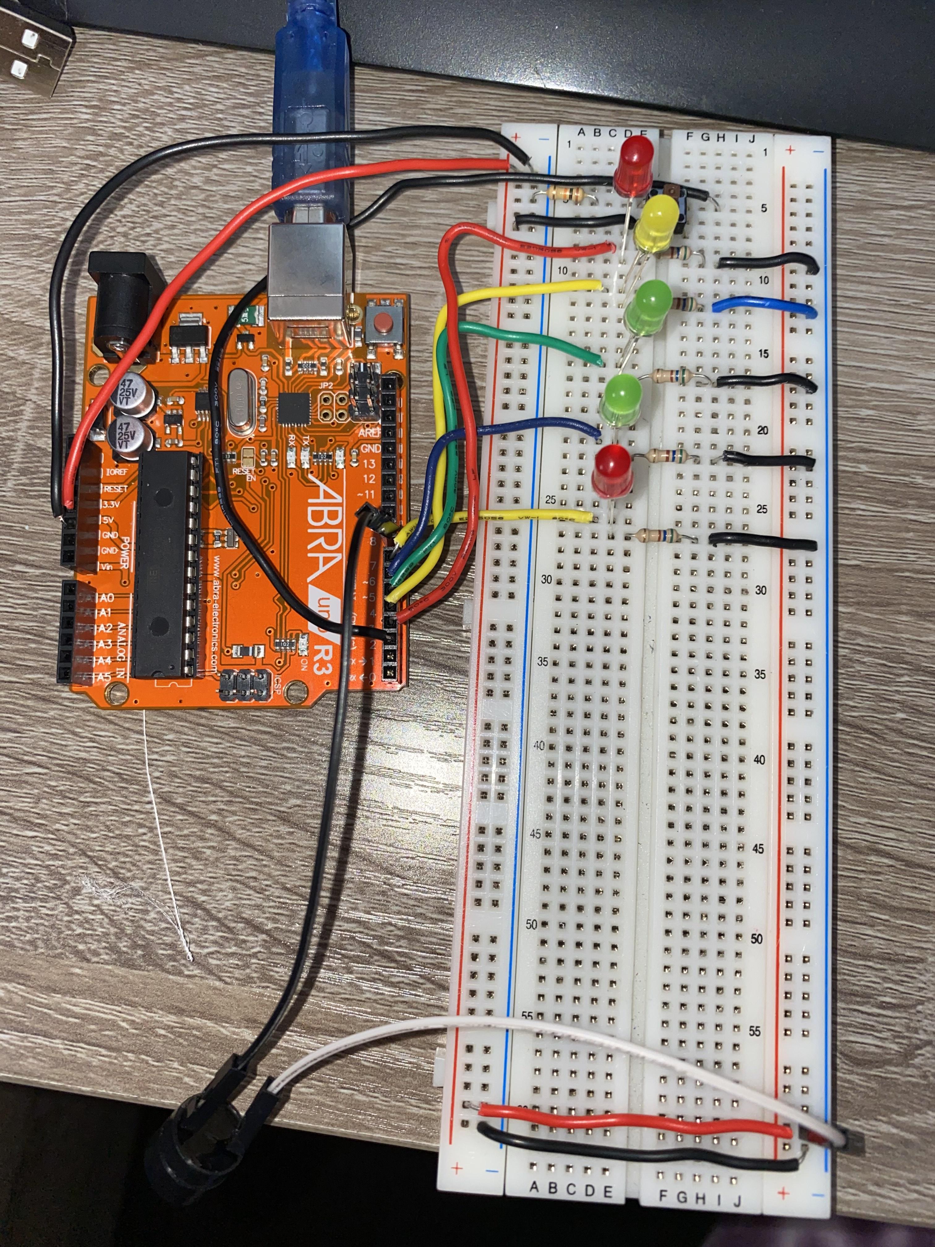 Fun Led and Buzzer Timer Arduino Circuit : 4 Steps - Instructables