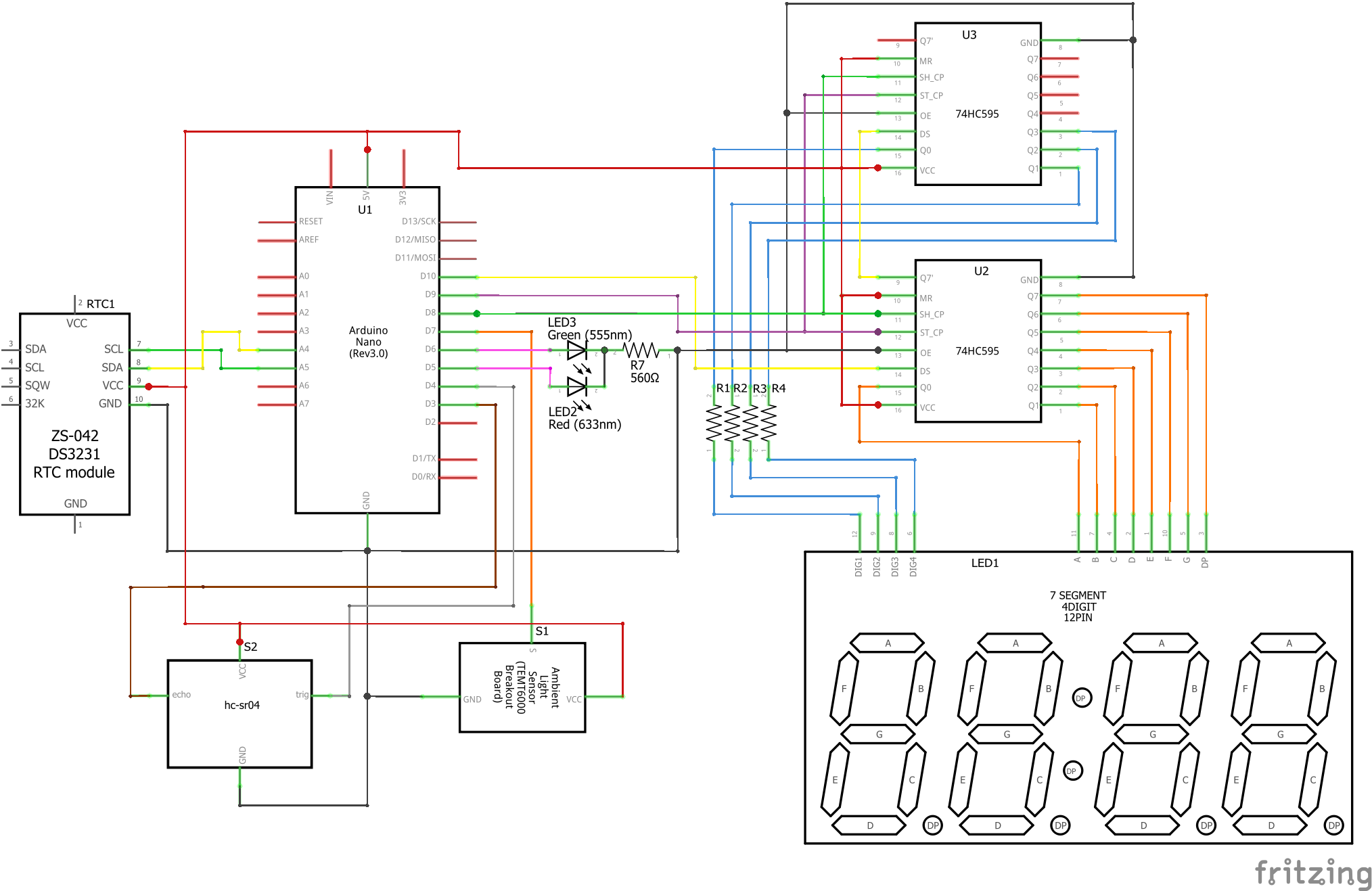 Garage Parking Helper With Arduino : 5 Steps (with Pictures ...