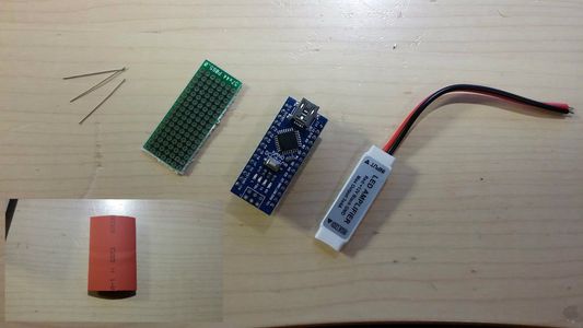 Small LED Strip Controller With LED Amp and Arduino Nano : 4 Steps ...