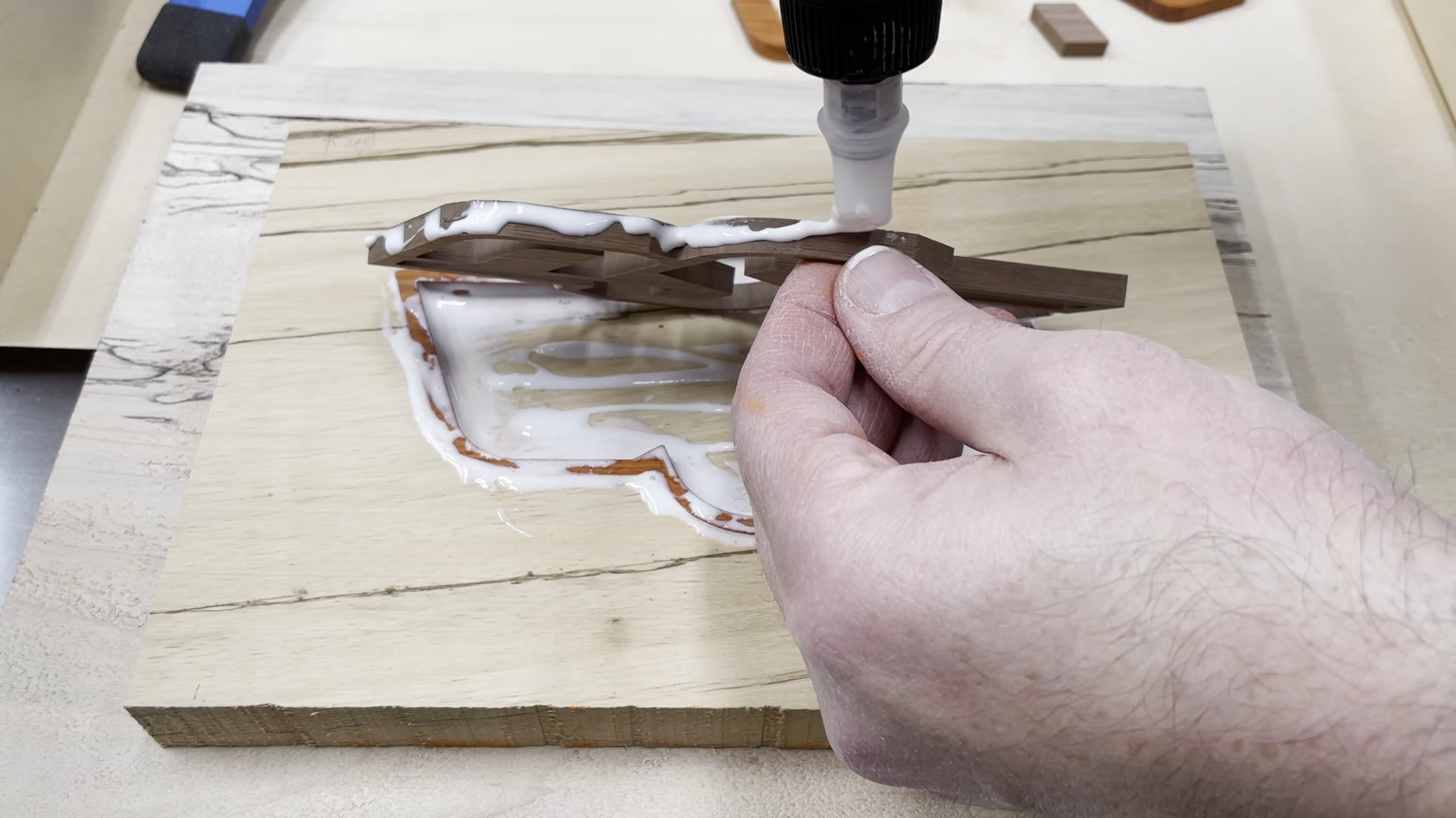 How to Make a Two Color Inlay Tray : 13 Steps (with Pictures ...