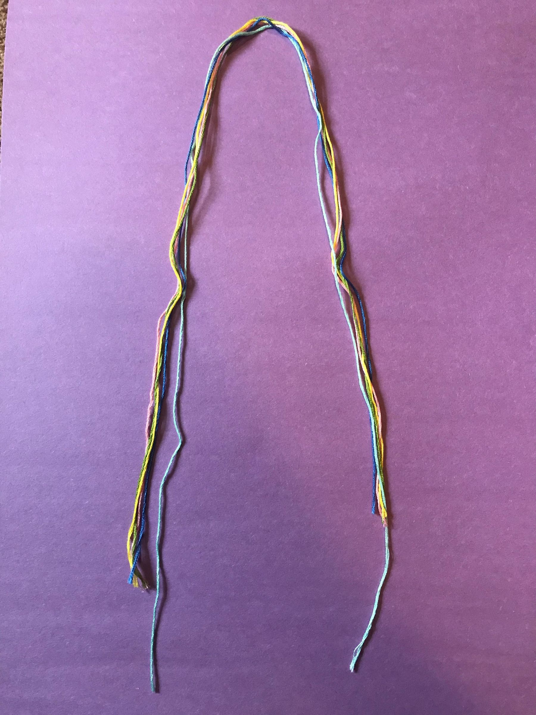 Friendship Bracelet With Teardrop Loop and Triangle Ending : 7 Steps ...