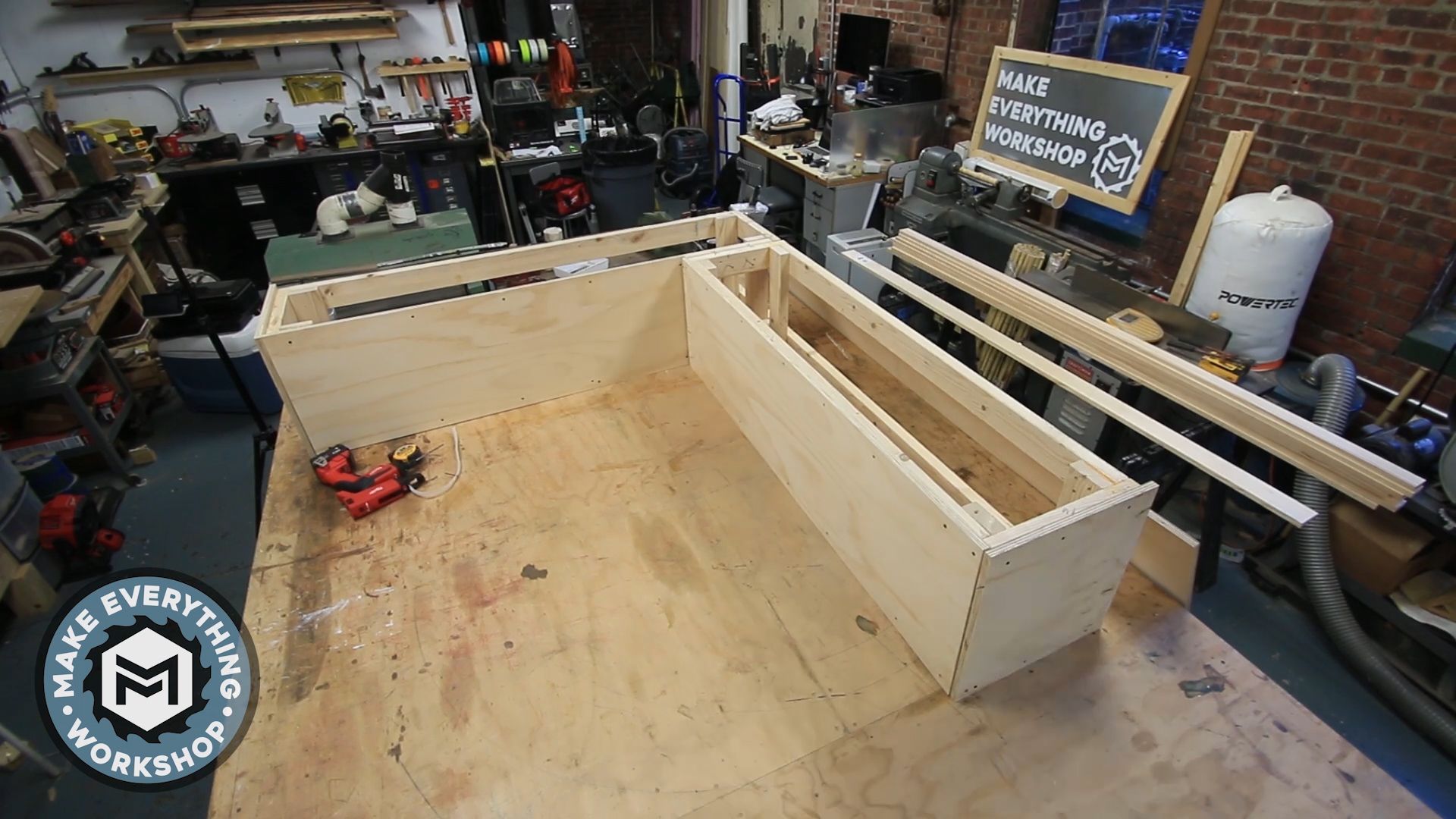 Making a Breakfast Nook (W/ Storage) & Kitchen Table : 18 Steps (with ...