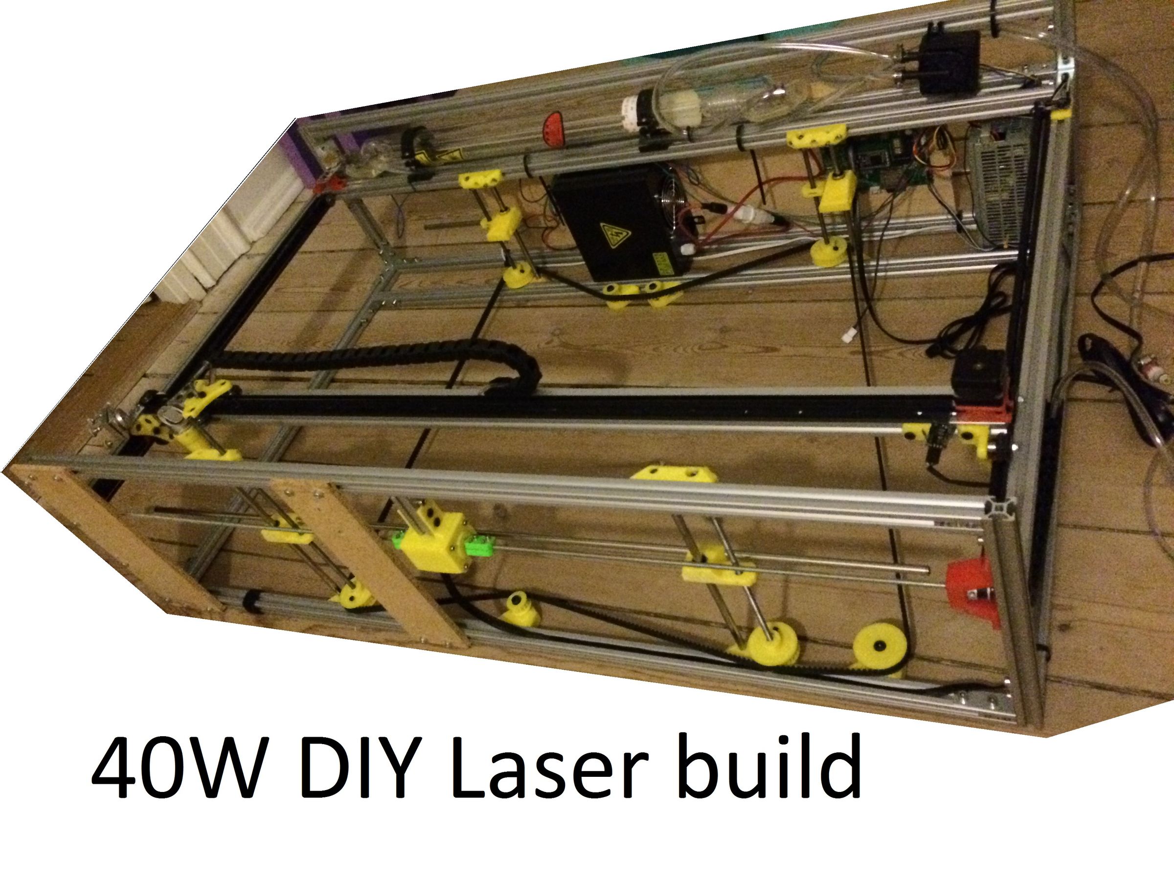 DIY 40W CNC Laser Cutter, From Bad to Better With 3D Printing : 11 ...