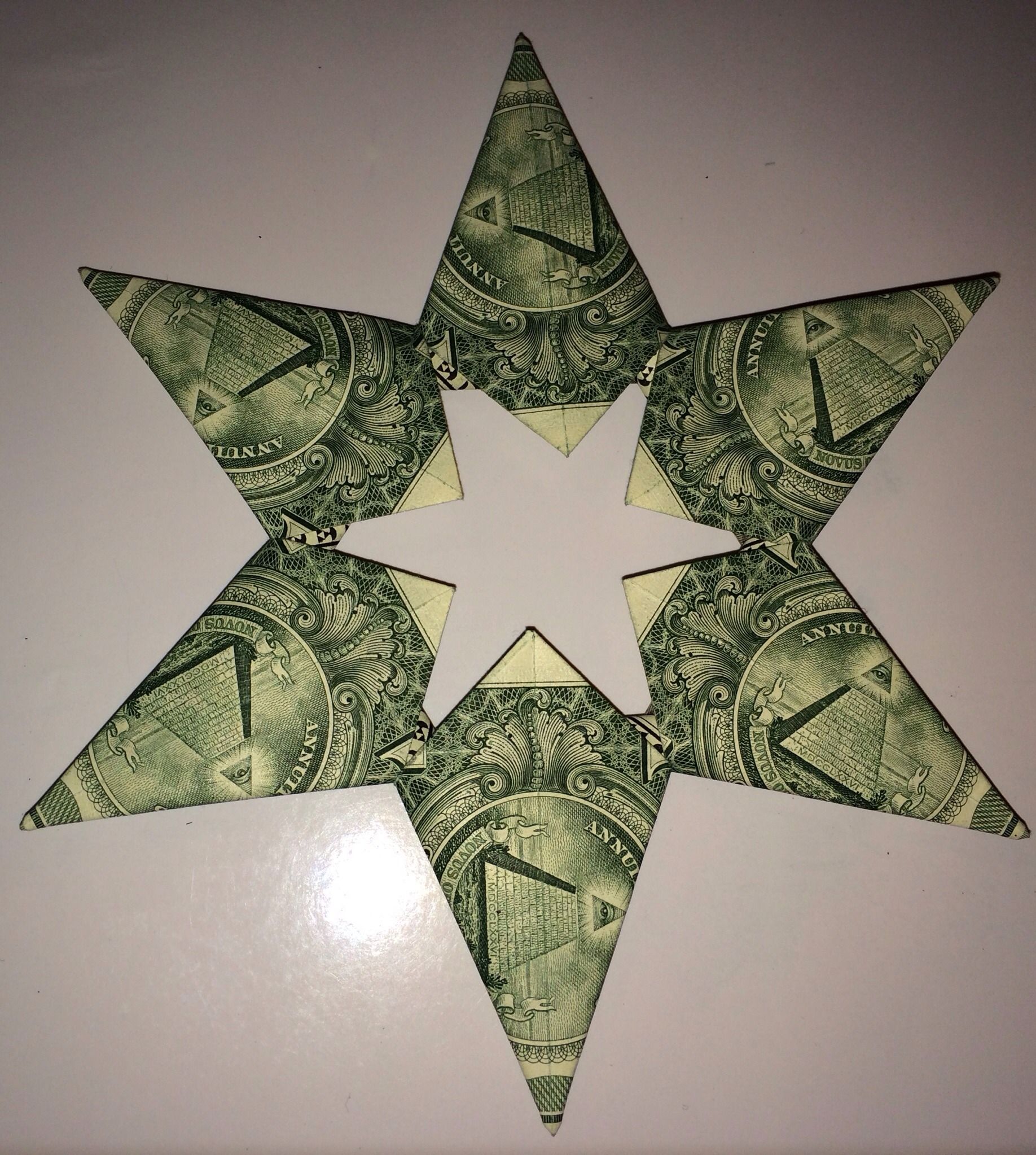 Dollar Bill Origami 5 or 6 Point Money Star : 18 Steps (with Pictures ...
