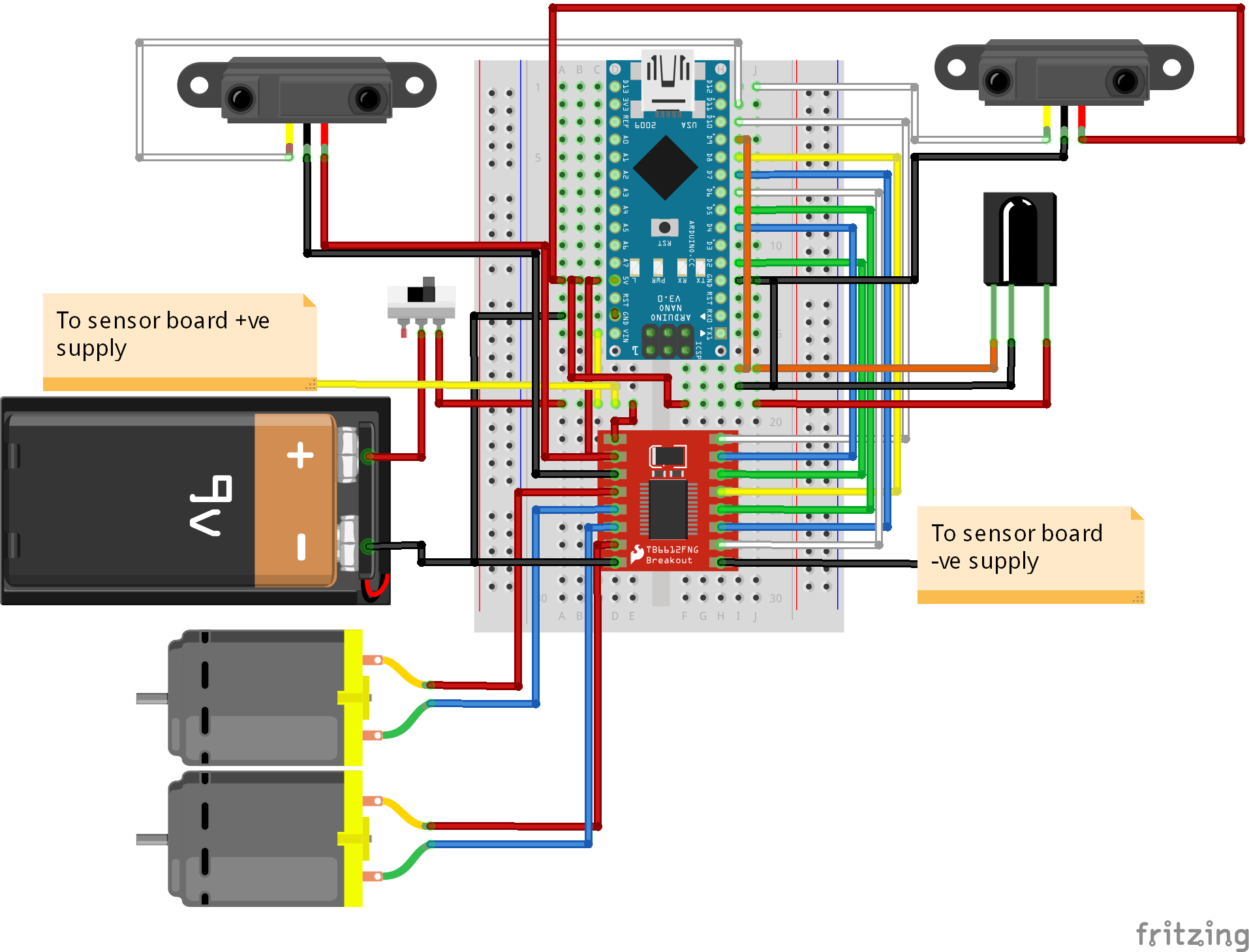 Sensor Platform Robot With IR Control : 13 Steps (with Pictures ...