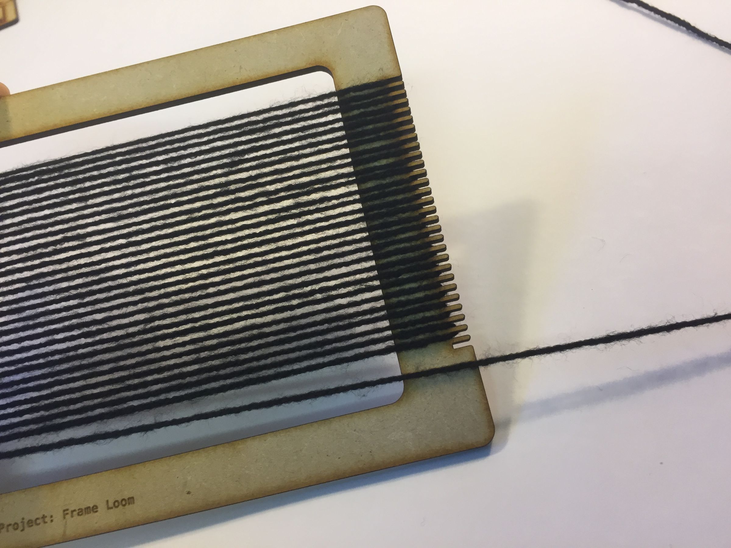 Laser Cut Mini Frame Loom Weaving : 24 Steps (with Pictures ...