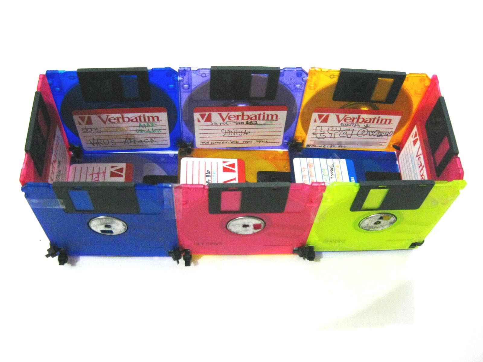 Colorful Floppy Disk Box : 3 Steps - Instructables
