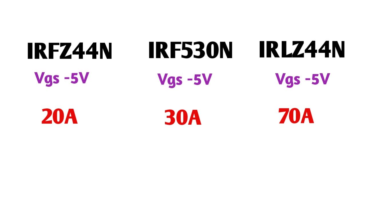 Mosfet Qith Arduino IRFZ44N IRLZ44N IRF530N : 4 Steps - Instructables