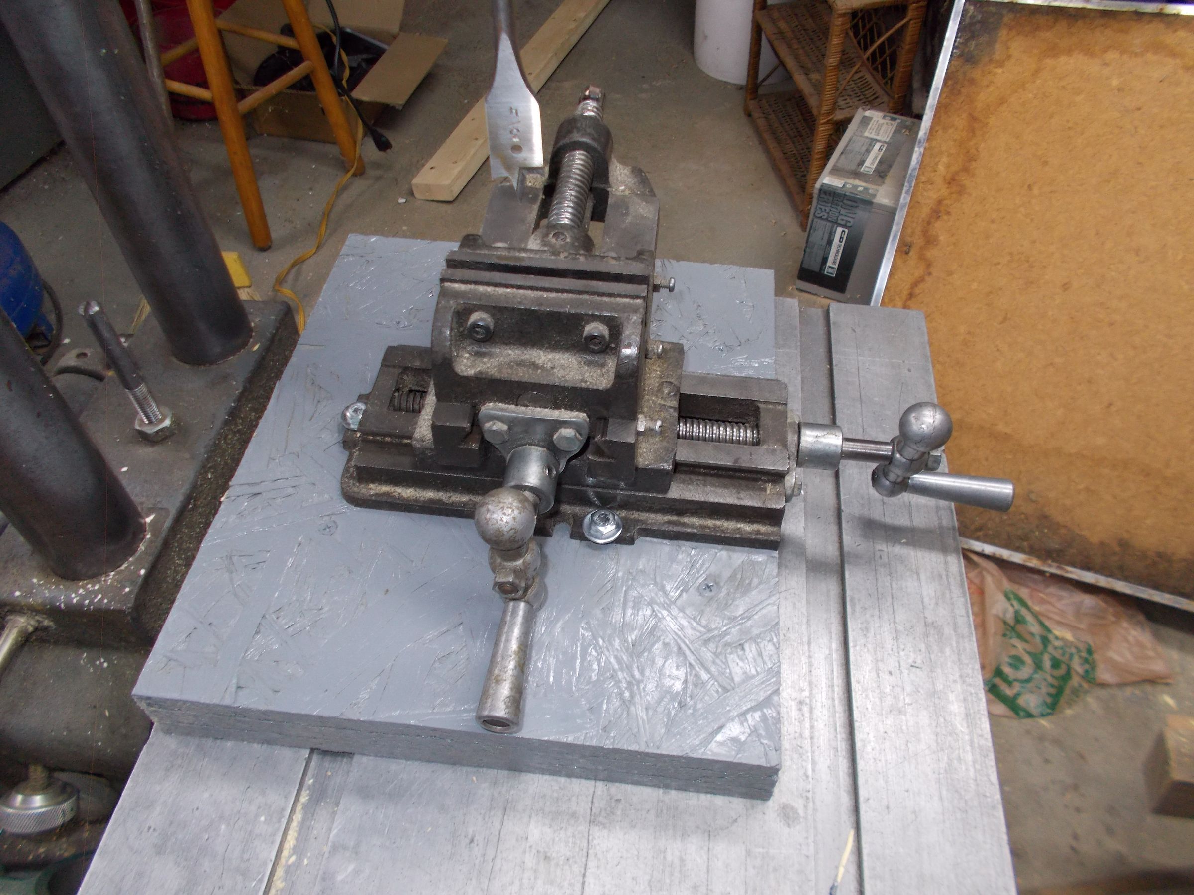 Shopsmith Crossfeed Drill Press Vice Mount : 9 Steps - Instructables