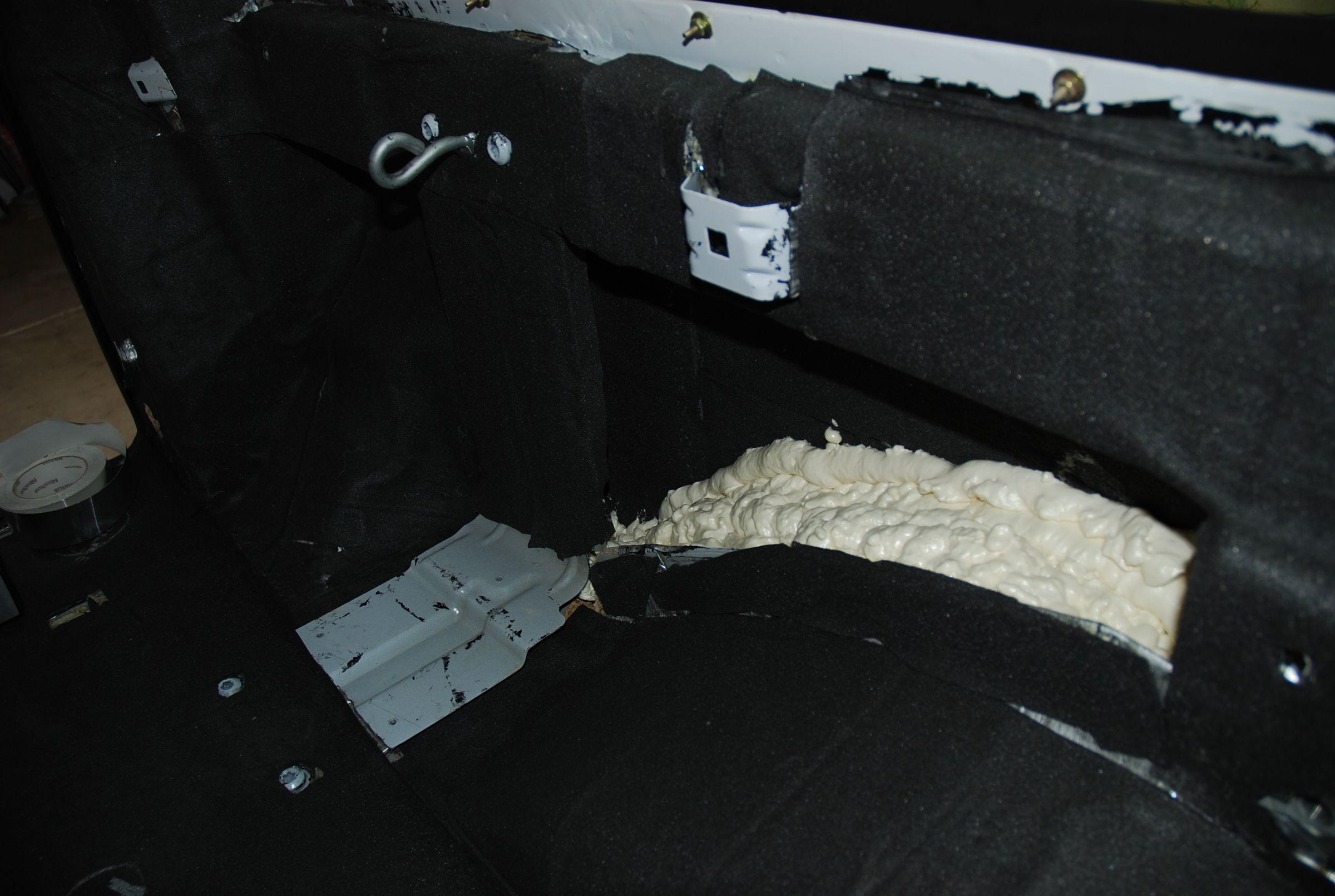 Auto Sound Deadening - Part II - More Matting and Using Expanding Foam ...