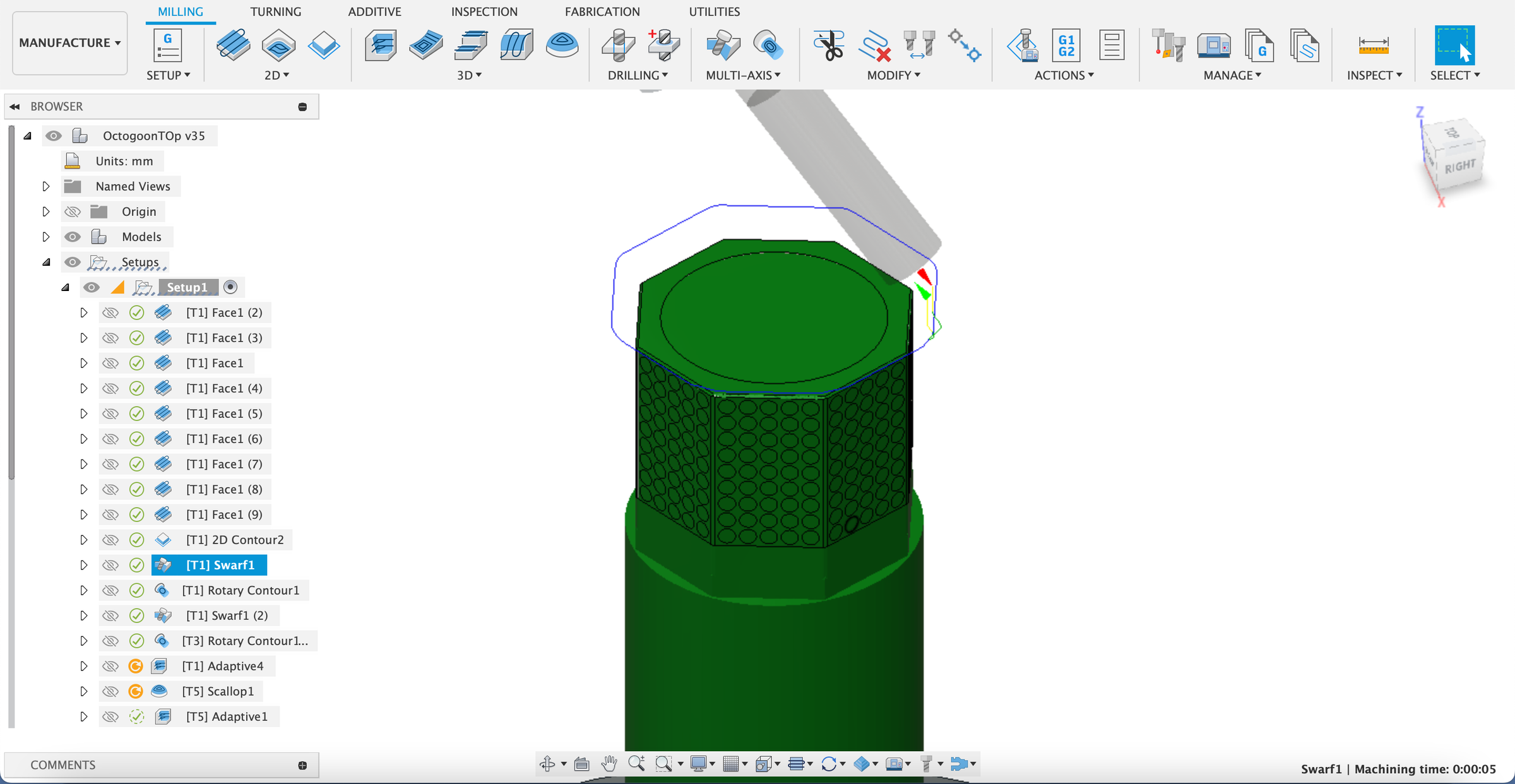 5-Axis CNC Milled Knob Using Fusion 360 Manufacturing : 22 Steps (with Pictures) - Instructables