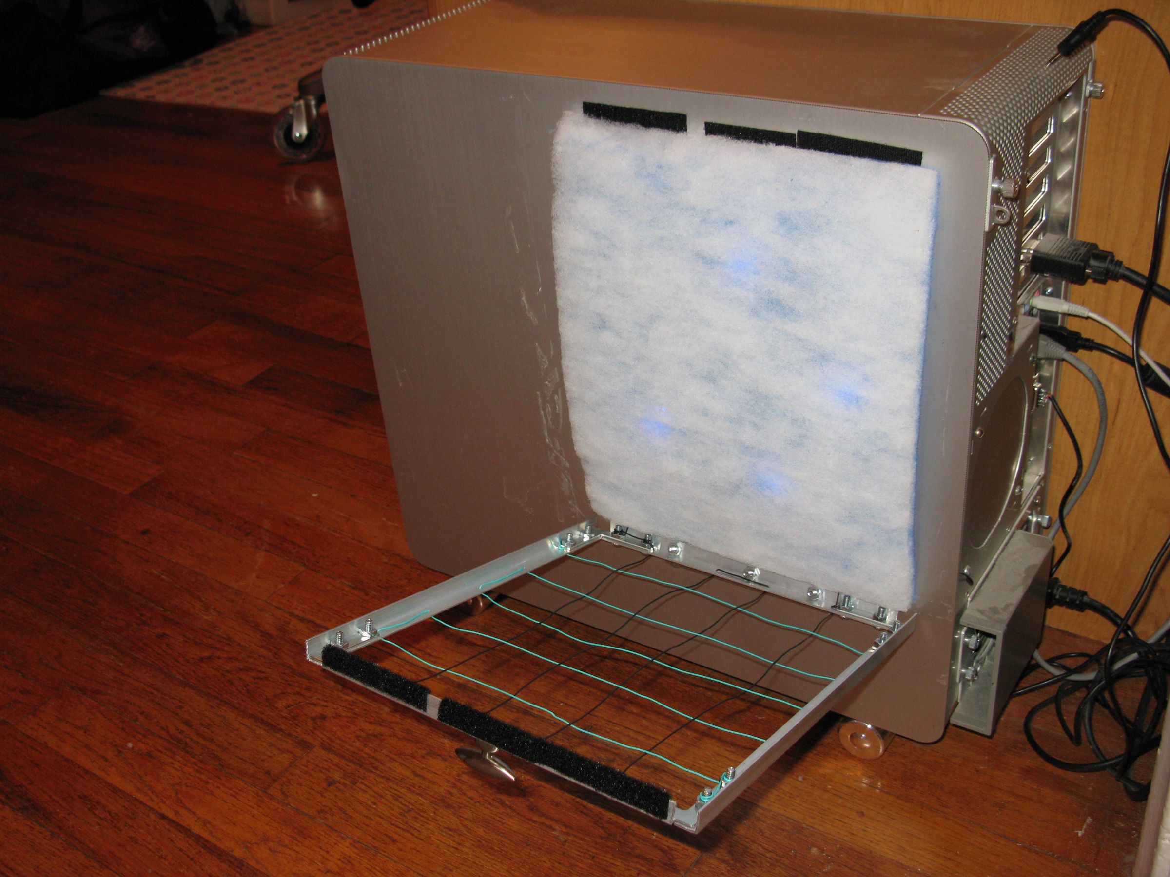 Custom Filter Enclosure for 250mm Computer Fan. : 4 Steps - Instructables