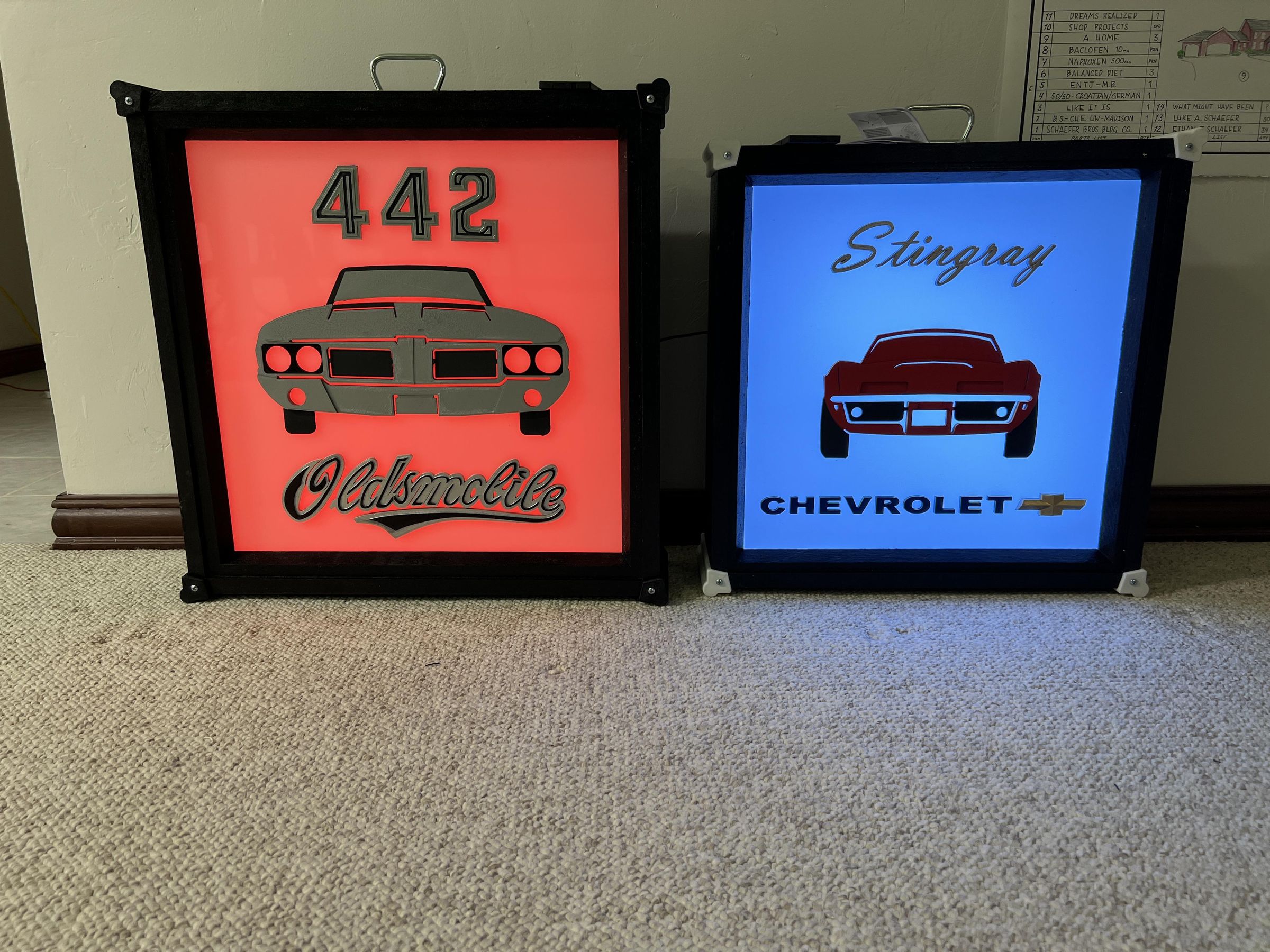 Garage Art Muscle Car Signs : 6 Steps - Instructables