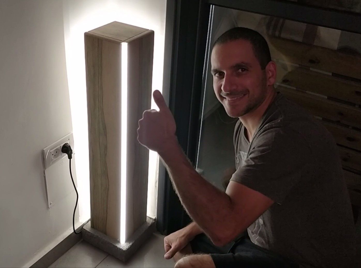 Smart Floor Corner Wooden LED Lamp DIY : 32 Steps (with Pictures ...
