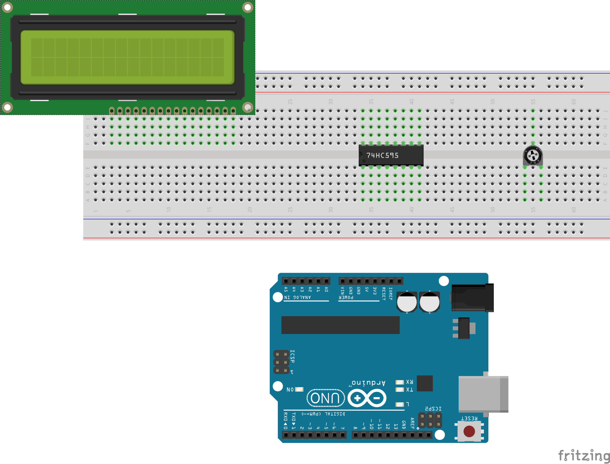 LCD Screen With 74HC595 and Keypad Module : 6 Steps - Instructables