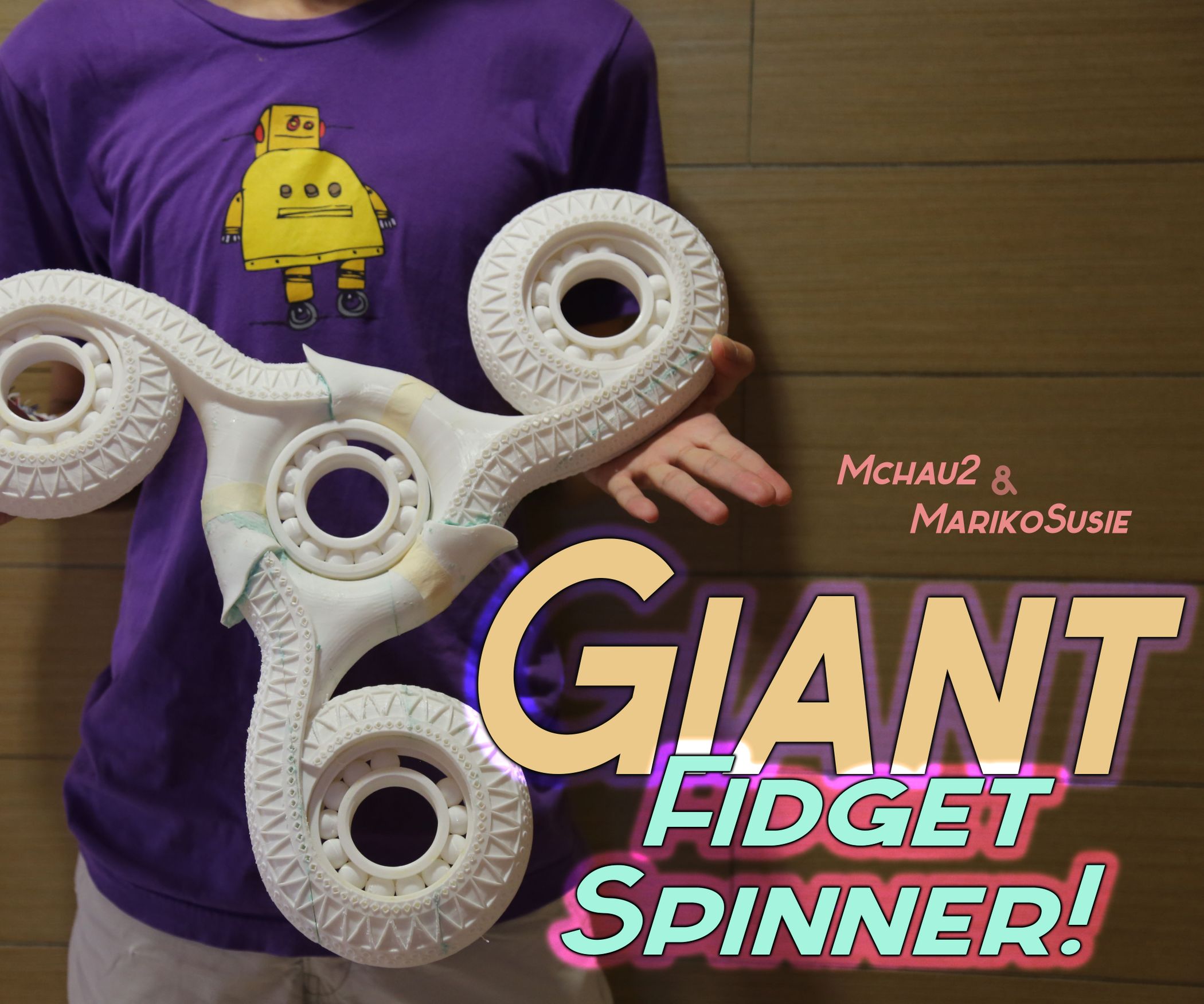 Giant Fidget Spinner! (3D Printed) : 8 Steps (with Pictures ...