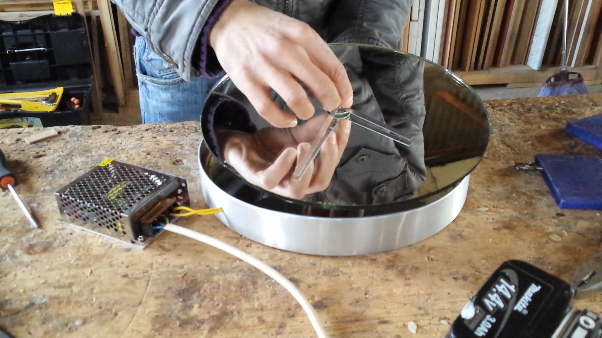 Infinity Mirror Clock Making : 5 Steps (with Pictures) - Instructables