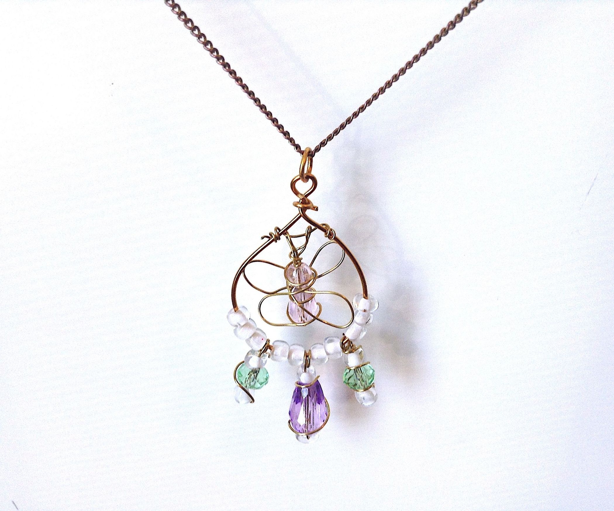 Wire Butterfly Necklace (or Earrings) : 7 Steps - Instructables