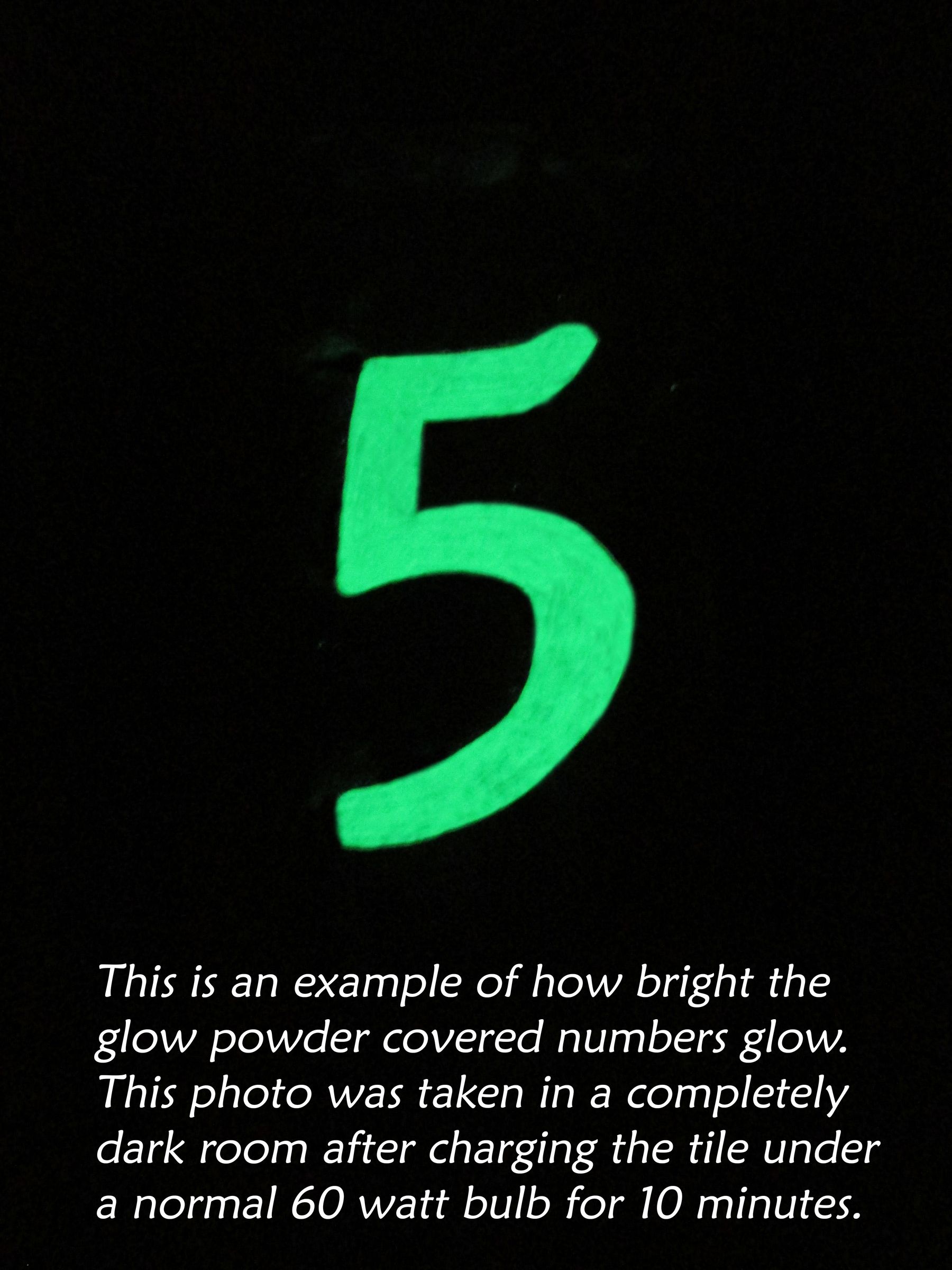 Hand Made Address Plaque With Glowing Numbers & Secret Compartment ...