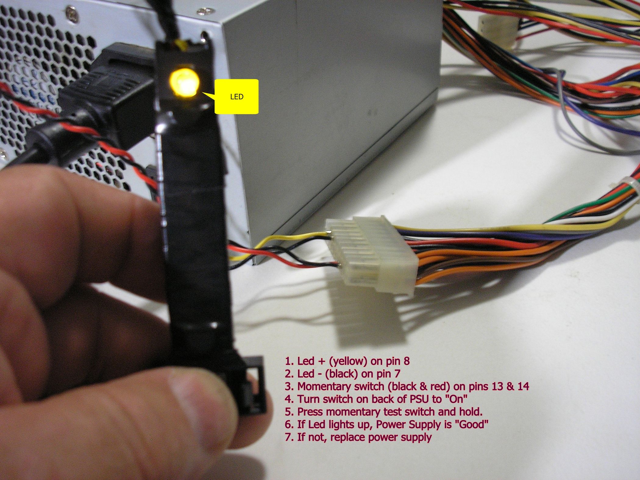 My Home Made Computer Power Supply Tester - Instructables