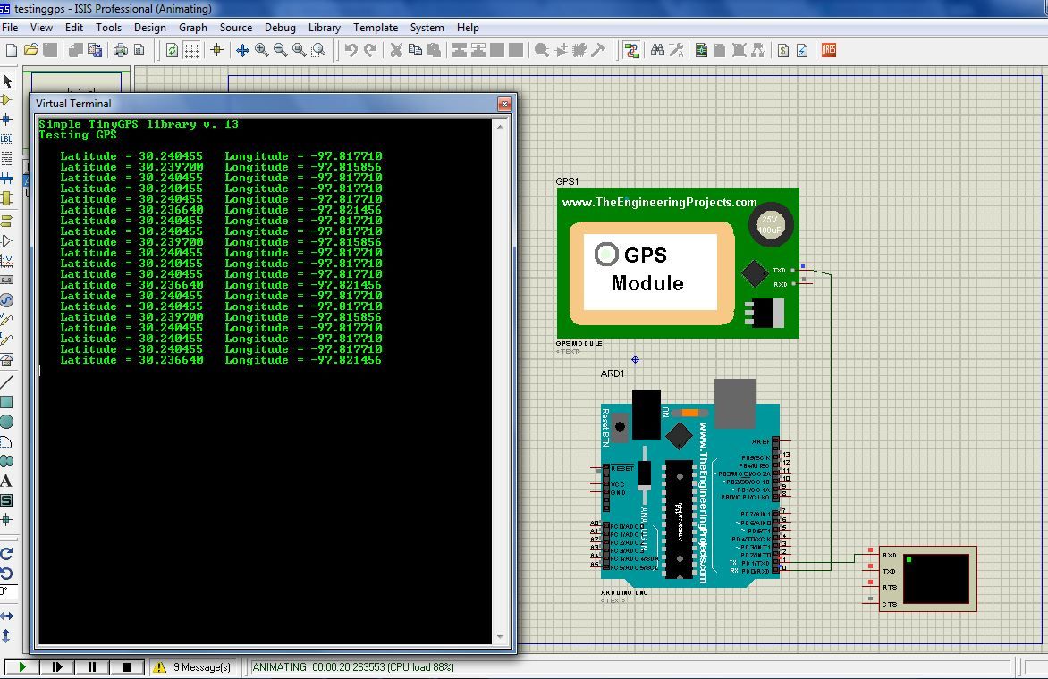 How to Simulate GPS Module in Proteus : 3 Steps - Instructables