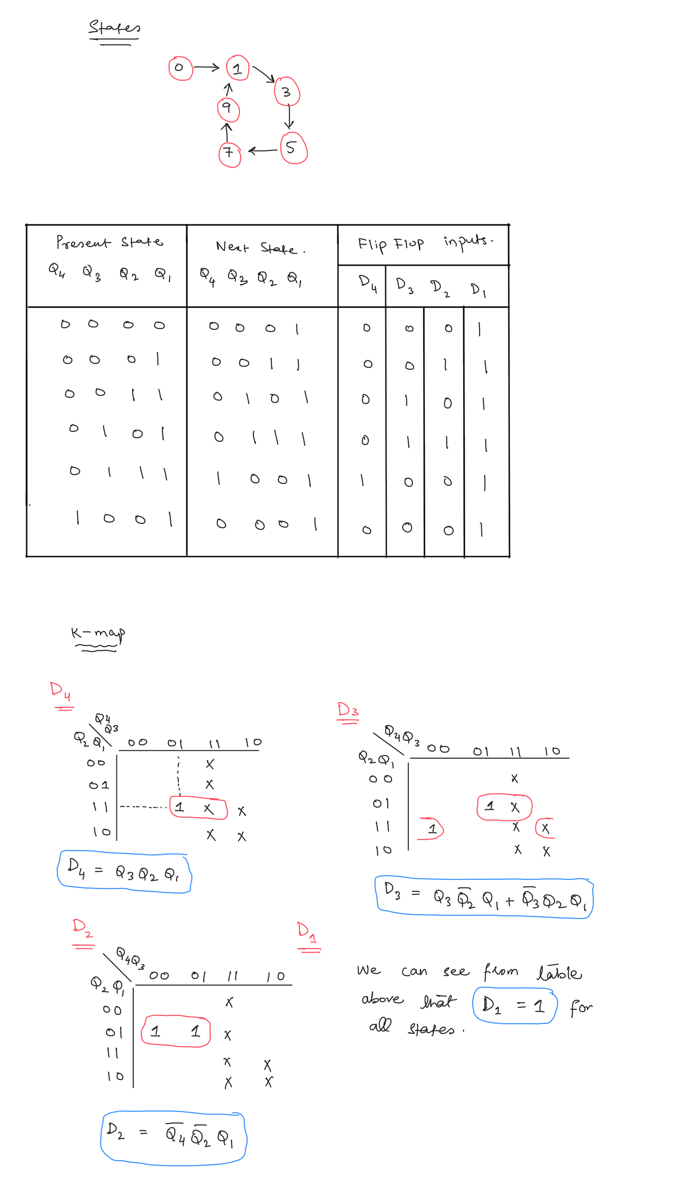 3-Digit Odd Counter Using D-FLip Flops IC's, Digital Logic Design Project : 5 Steps - Instructables
