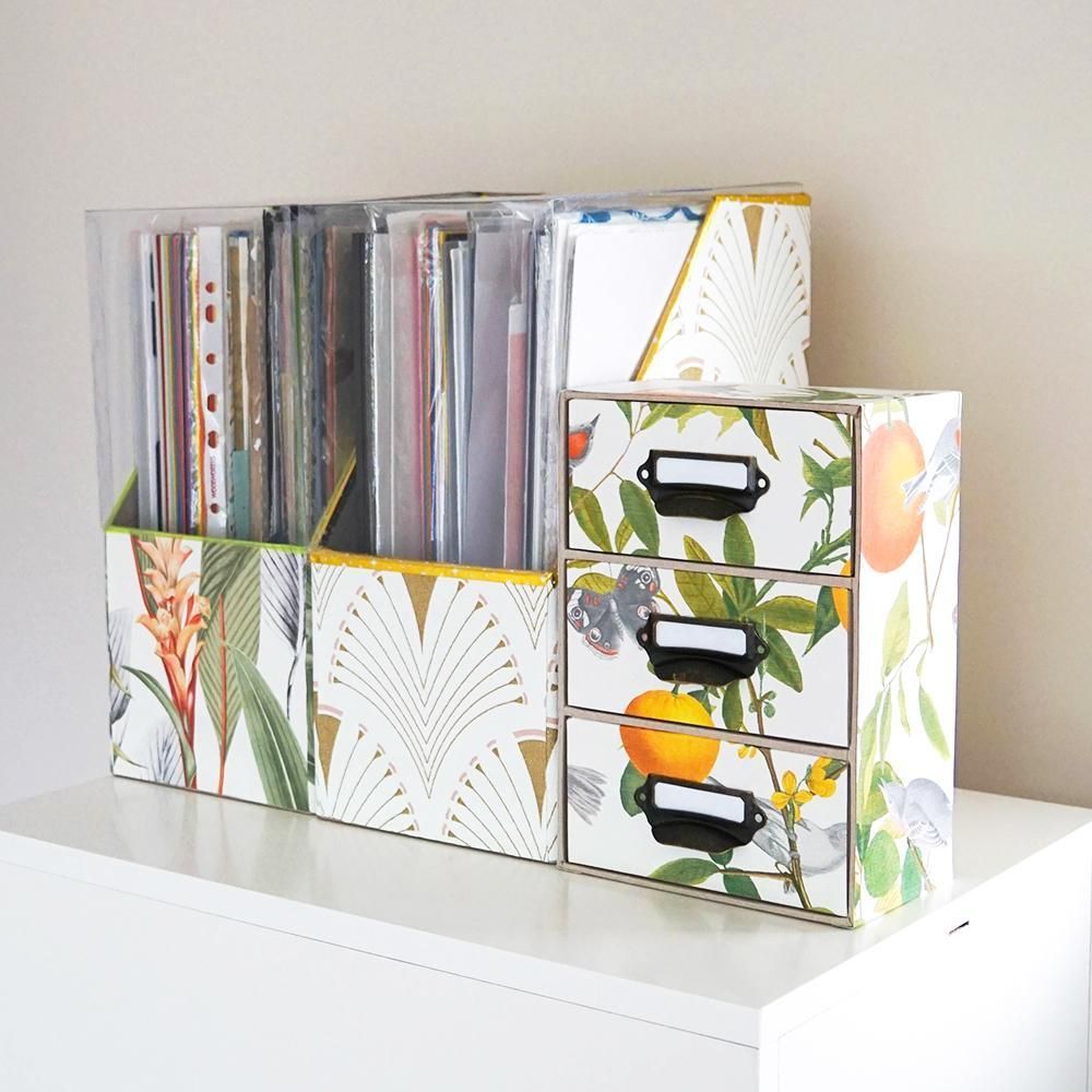 How to UPGRADE Your ORGANISERS | Revamp Box Files, Mini Drawers & a ...
