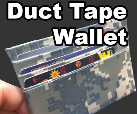 Minimal Duct Tape Wallet : 5 Steps (with Pictures) - Instructables