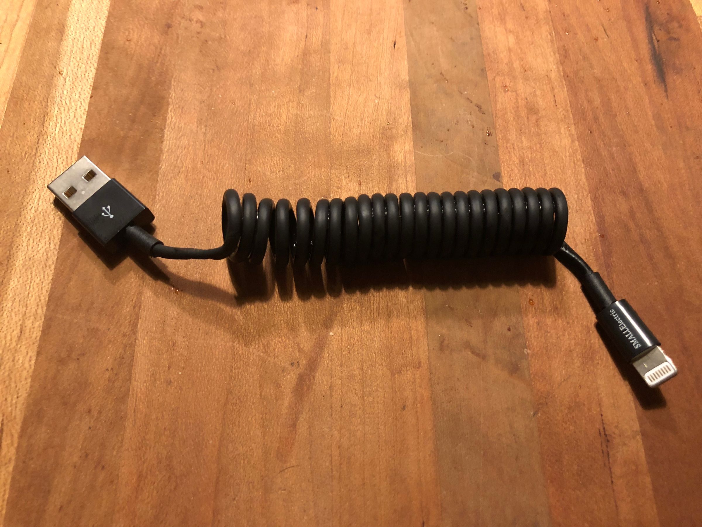 Make Straight Cable Into Coiled / Pigtail Cable : 8 Steps (with ...