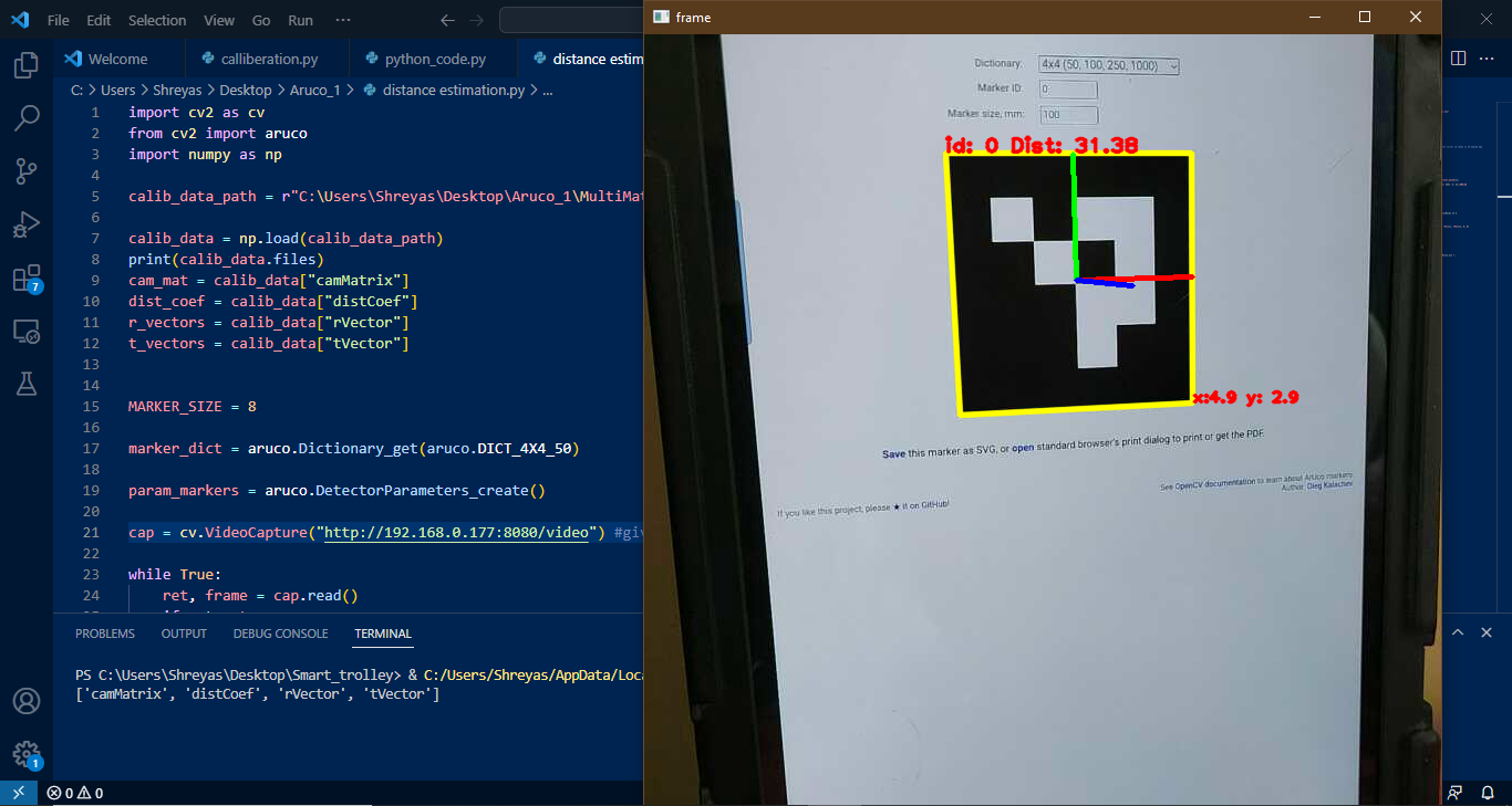 Distance Estimation Using Opencv and ArUco Marker : 6 Steps - Instructables
