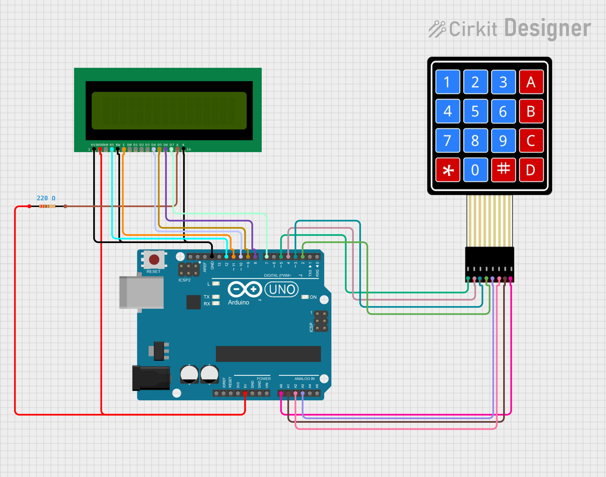 Build Your Own Arduino Calculator With 4x4 Keypad and LCD Display : 9 Steps - Instructables