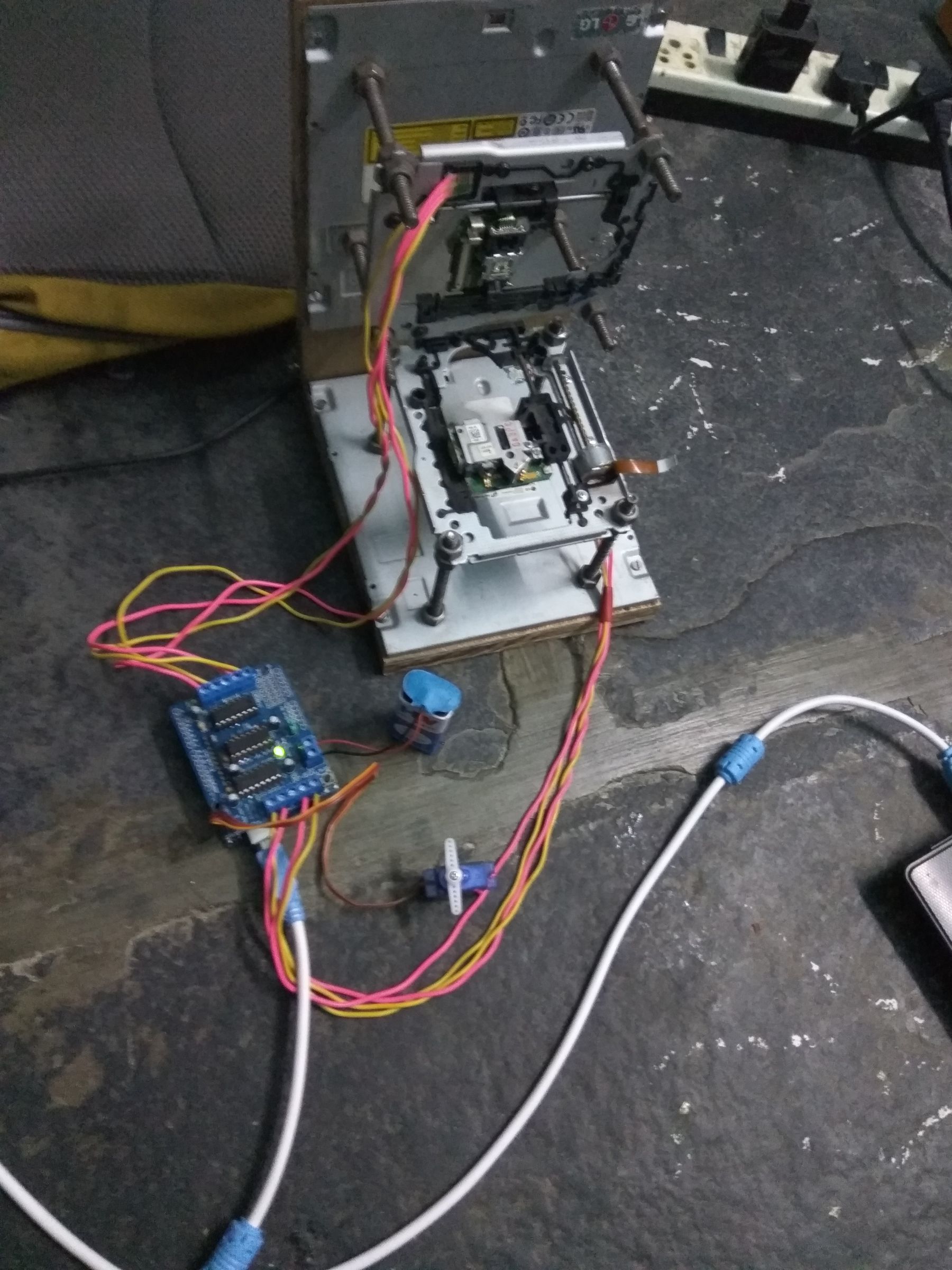 Arduino Mini CNC Plotter Machine From Dvd Drives : 10 Steps (with ...
