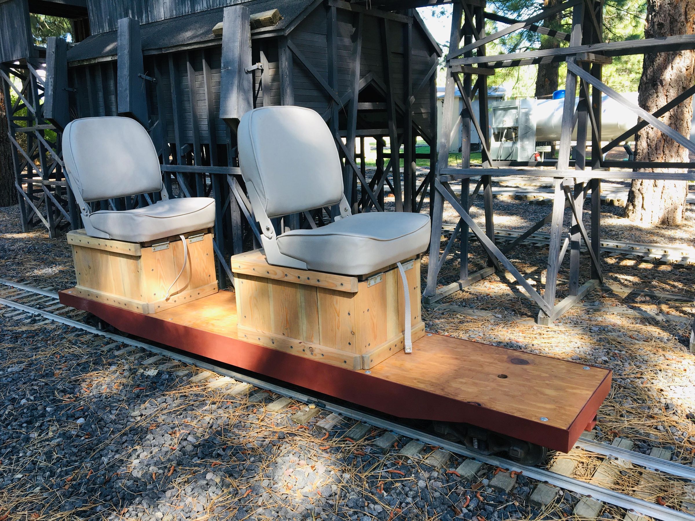 7 1/2 Gauge Rideable Flat Train Car : 13 Steps (with Pictures ...